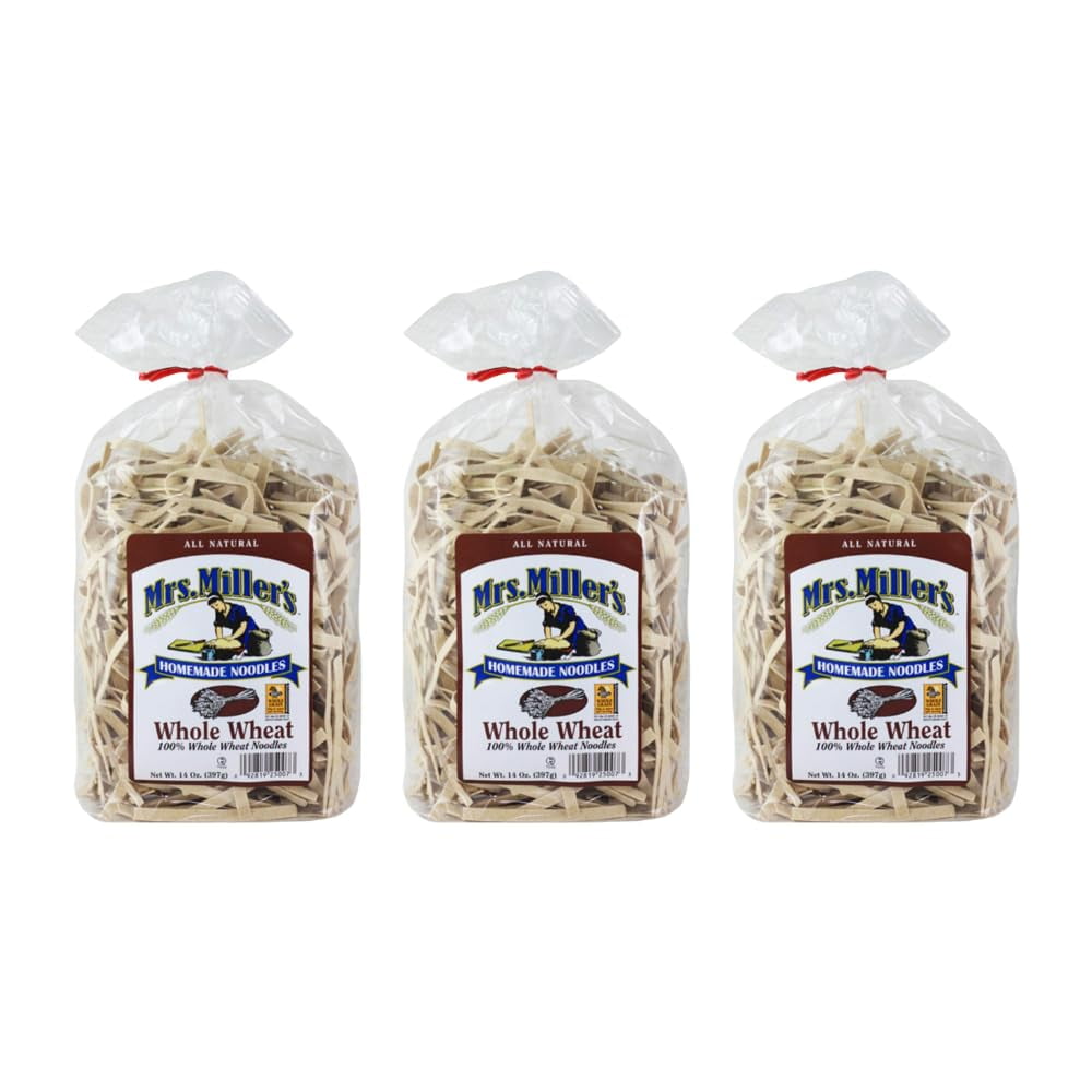 Mrs. 's Whole Wheat Noodles, 14 Oz, Pack of 3, ideal for side dishes ...