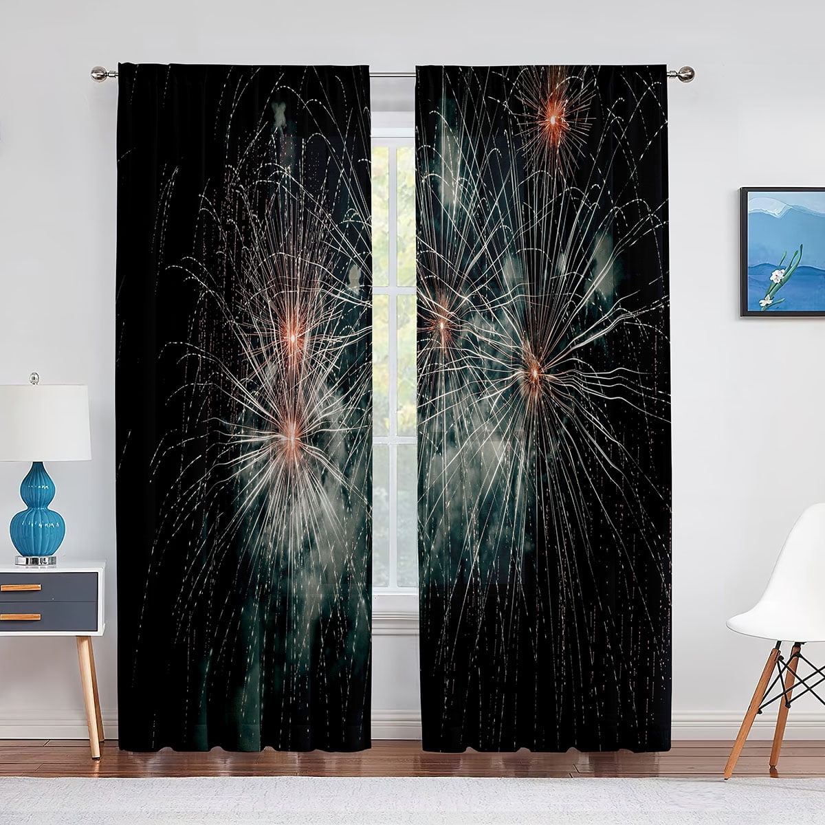 s and Crackers Festival Theme Love Heart Pink Tulle Curtains for Living ...