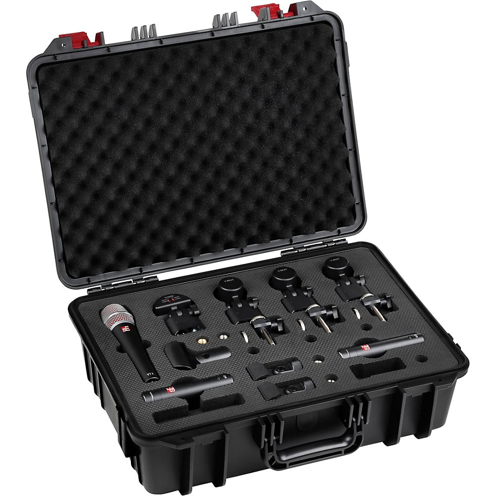 sE Electronics V Pack Arena 7 Drum Microphone Kit w/ Pair of sE8 and Case - Walmart.com