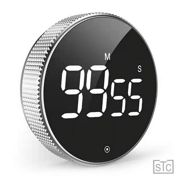 sTc Magnetic Digital Timer with Large Display, Countdown Count-up Clock, for Any Purpose ...