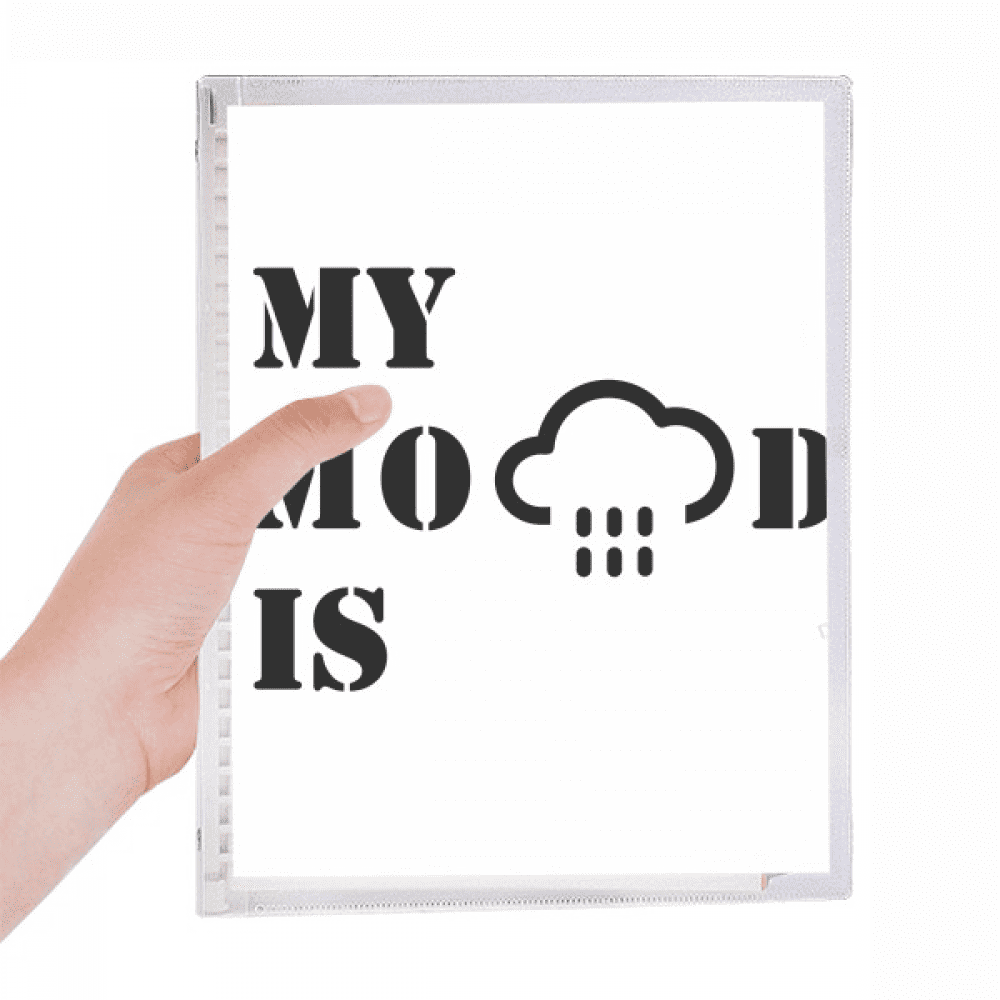 sad mood rain notebook loose diary refillable journal statiry - Walmart.com