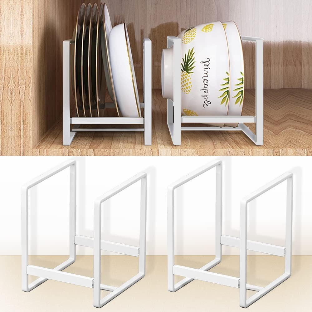 VFDTBUHN 4PCS Plate Holders Organizer Metal Dish Storage Dying Display ...