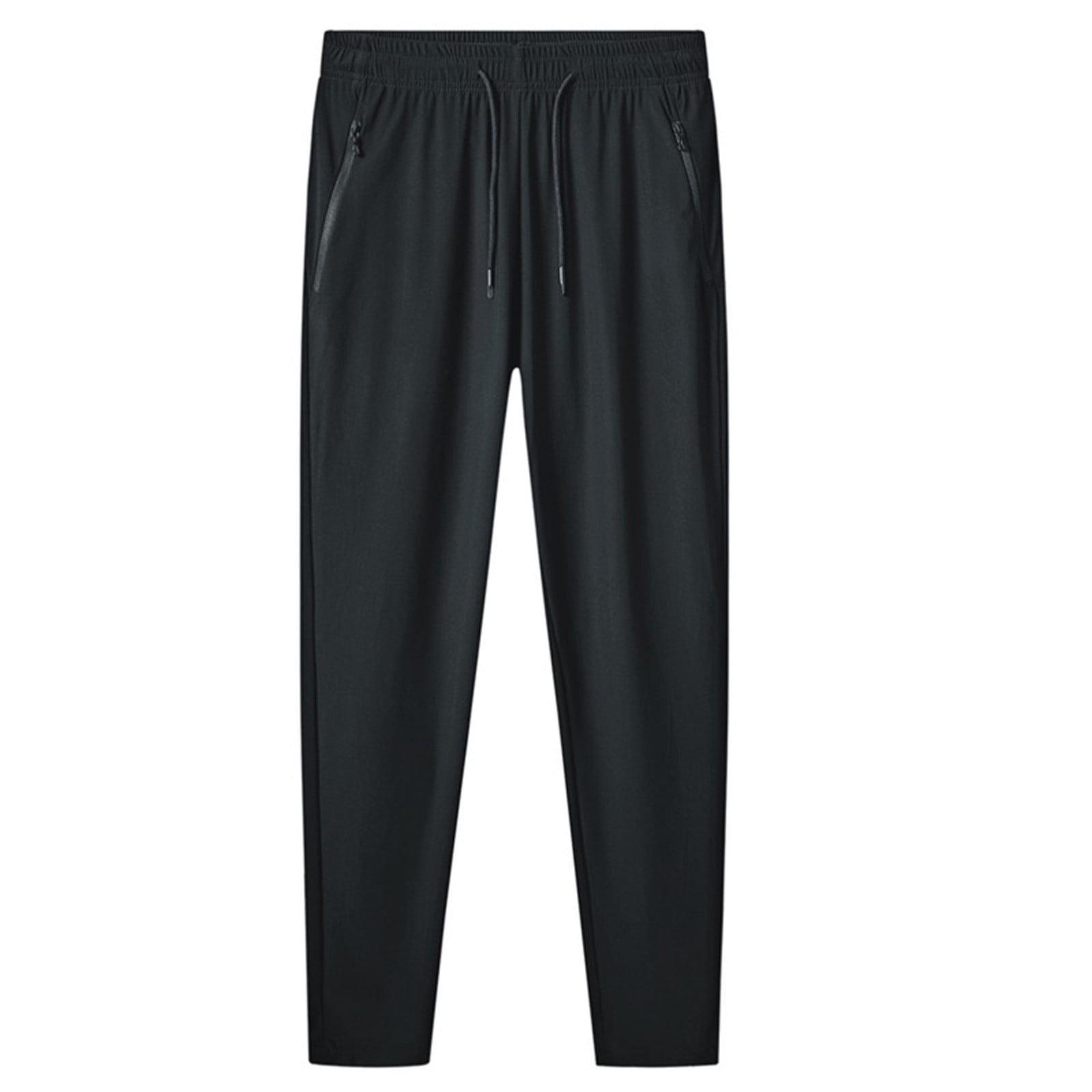 safuny Cargo Pants for Men Soft Full Pants with Pocket High Rise Solid ...