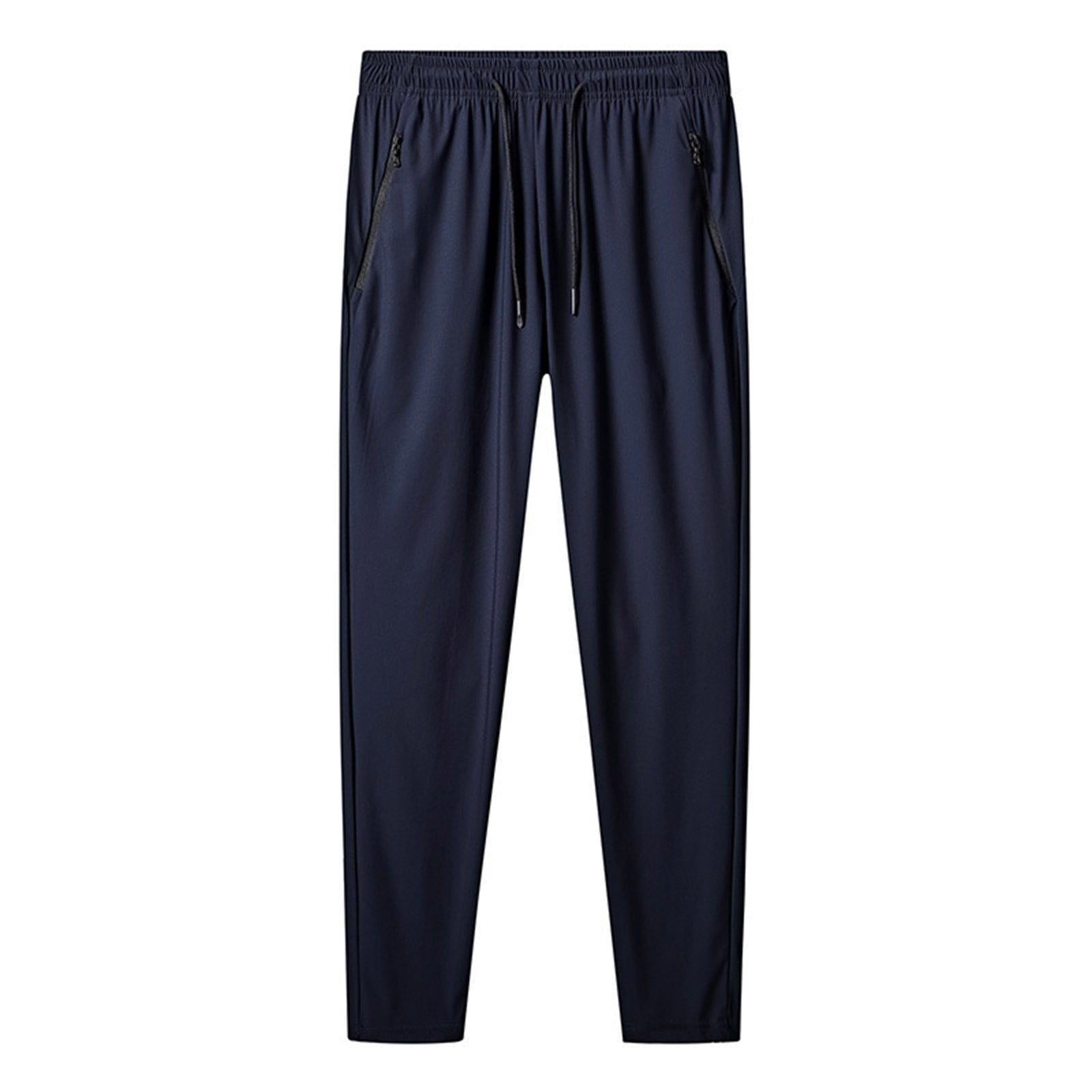 safuny Cargo Pants for Men Soft Full Pants with Pocket High Rise Solid ...