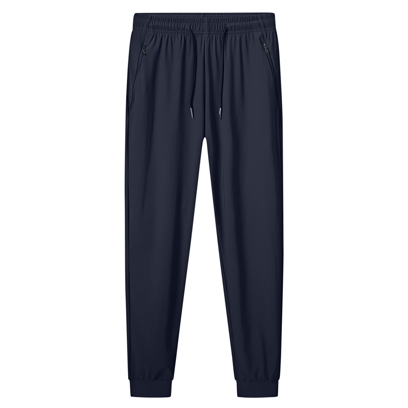 safuny Cargo Pants for Men Soft Full Pants with Pocket High Rise Solid ...