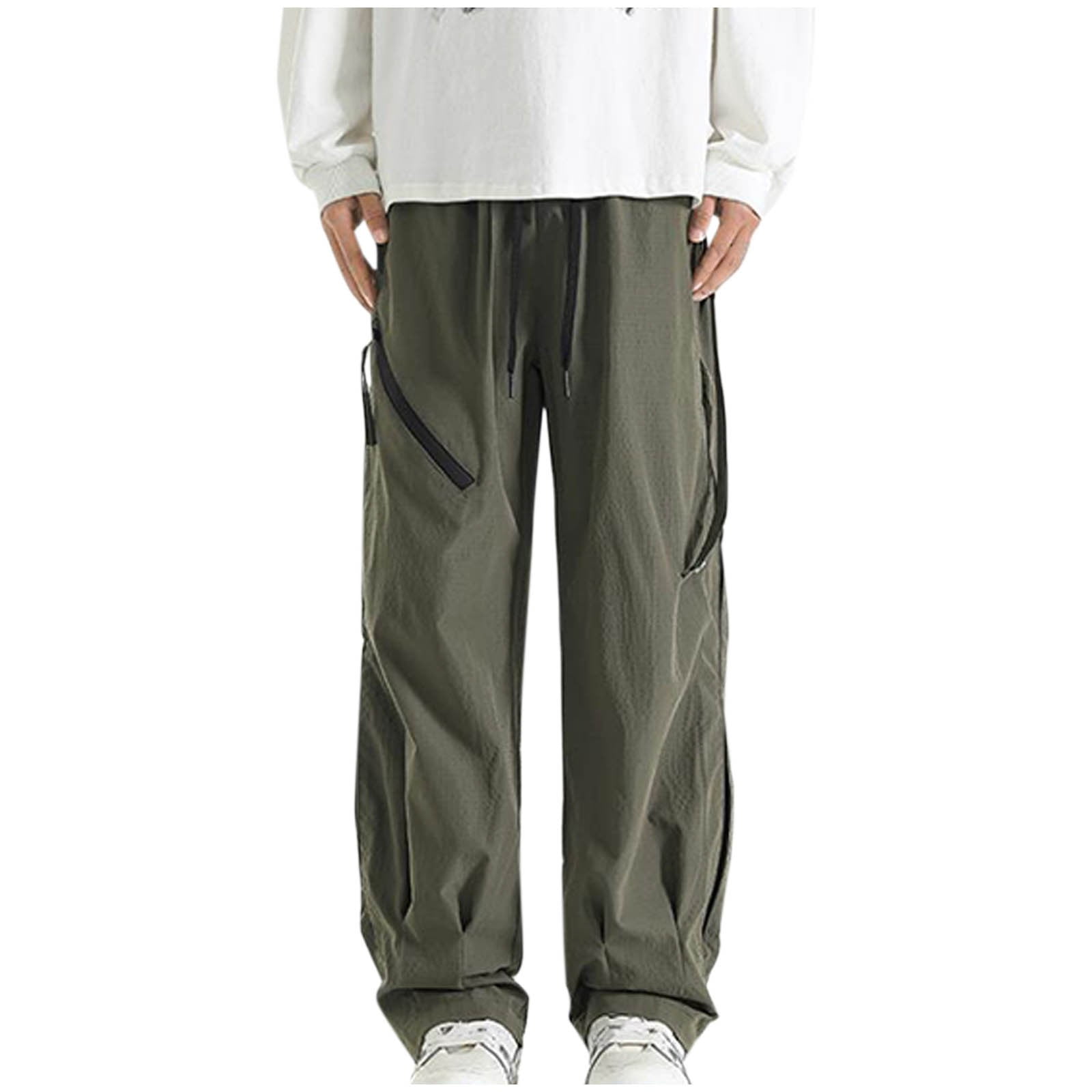 safuny Cargo Pants for Men Soft Safety Full Pants with Pocket High ...