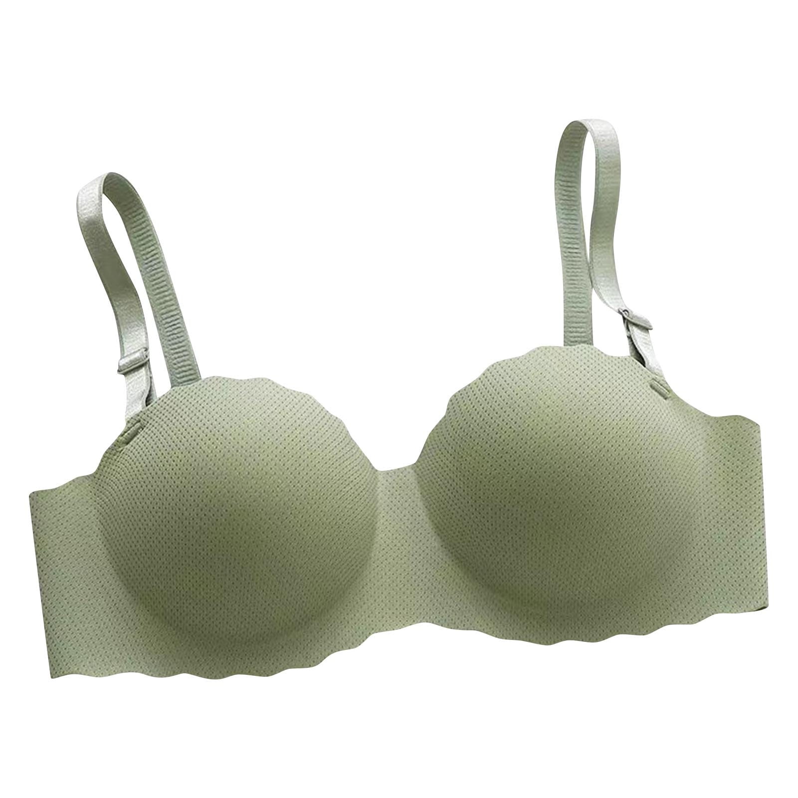 safuny Everyday Bra for Women Seamless Smoothing Gathering Detachable ...