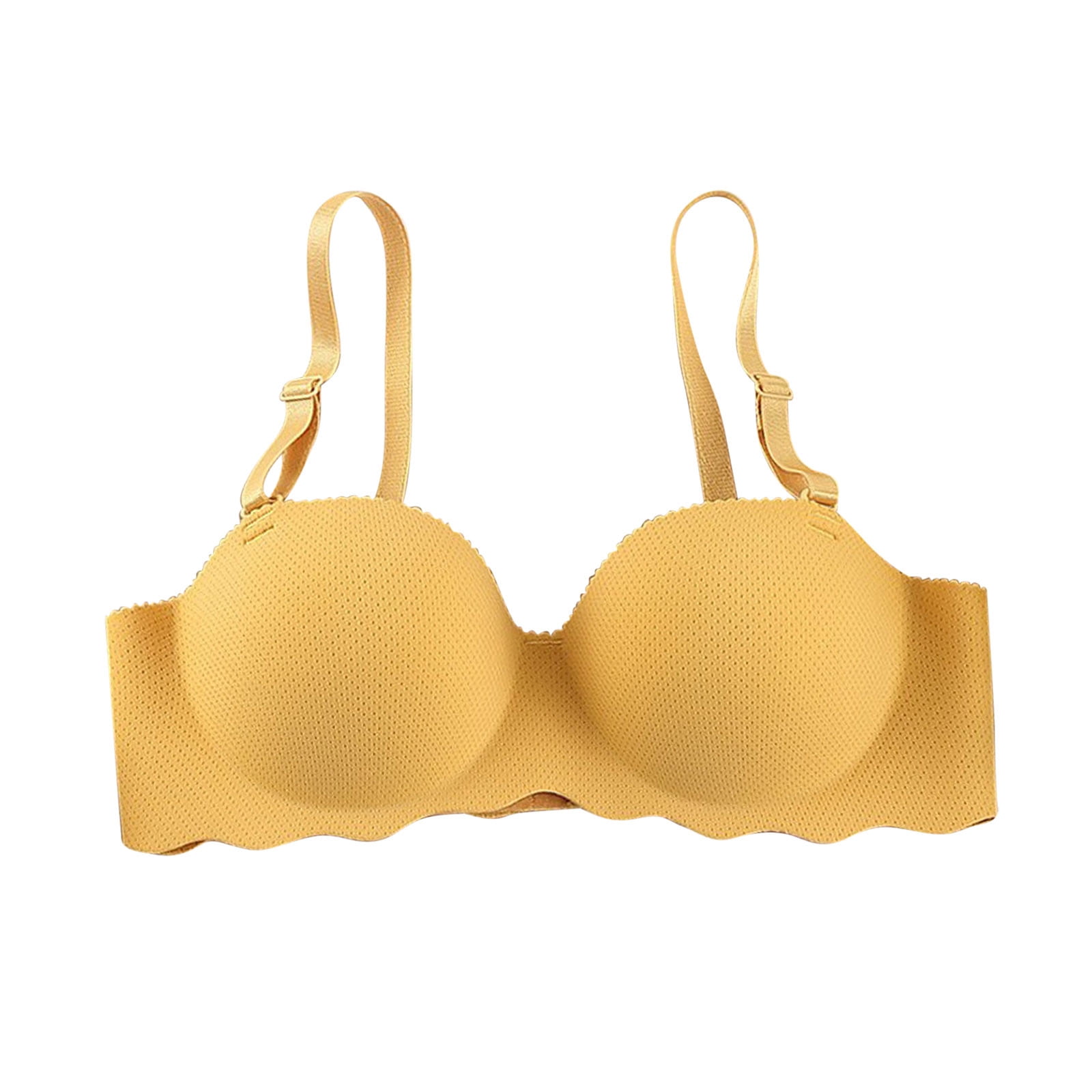 safuny Everyday Bra for Women Seamless Smoothing Gathering Detachable ...