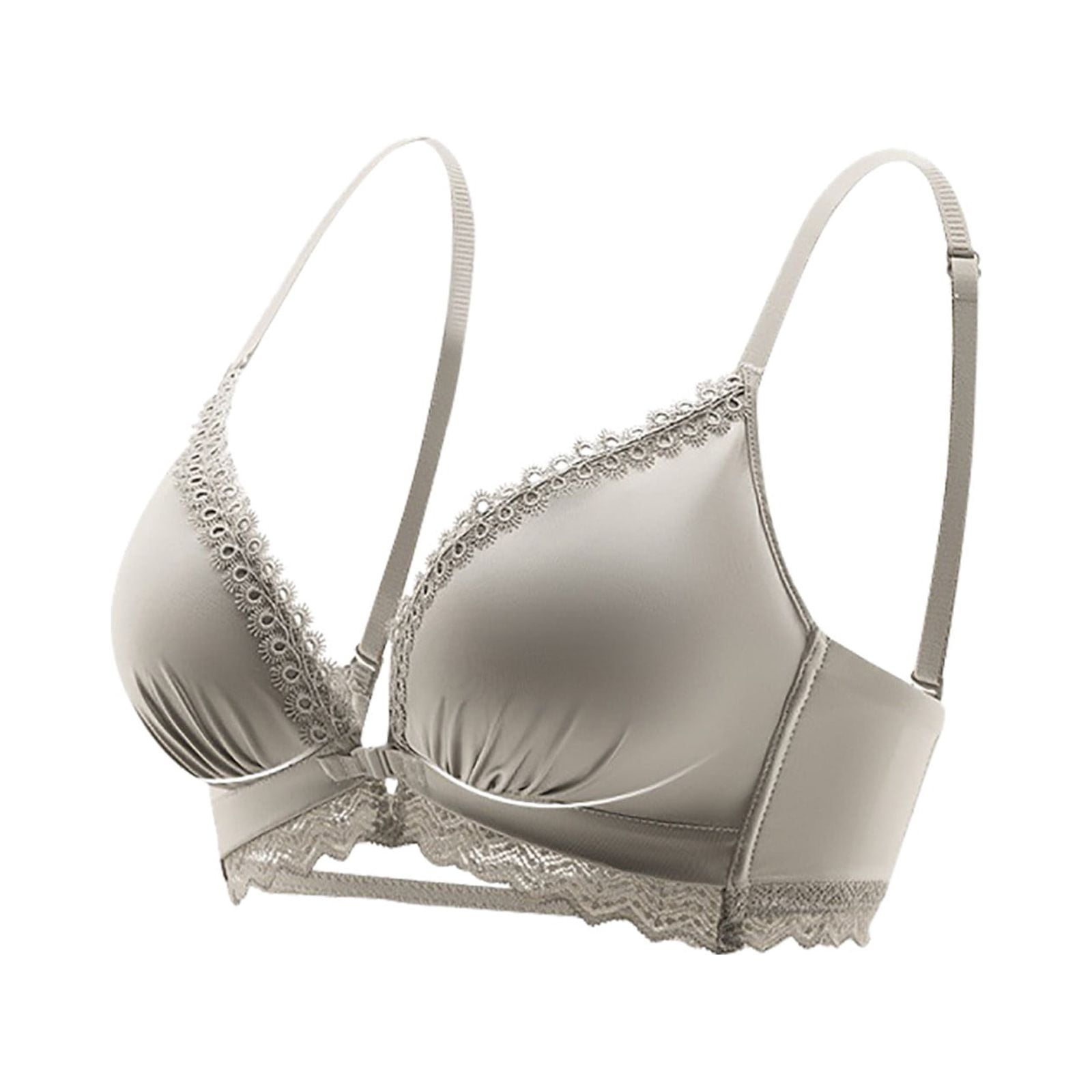 safuny Front Open Bra Everyday Bra for Women Push Up Comfort Brassiere ...