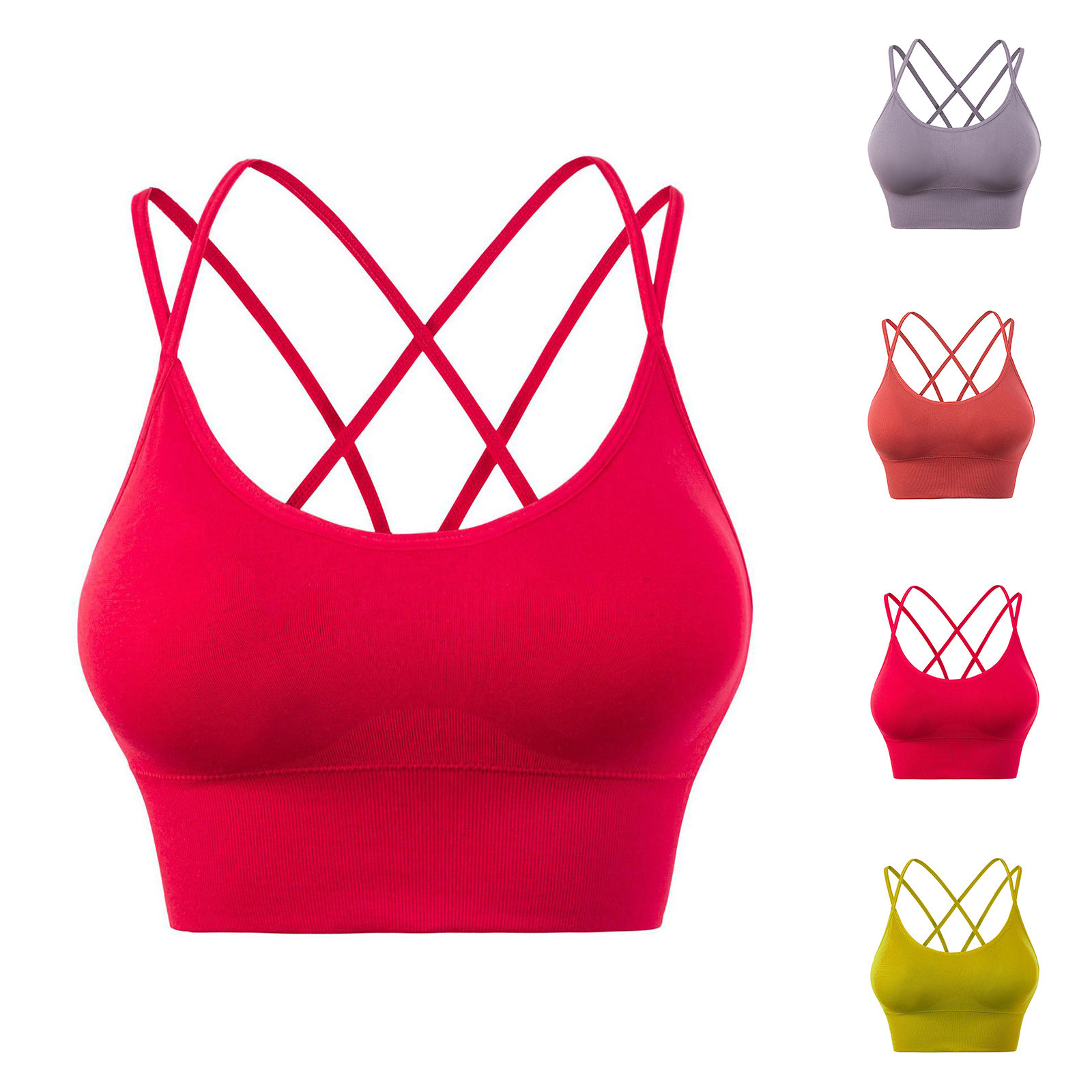 safuny Sports Bra Everyday Bra Comfort Daily Brassiere Underwear Ultra ...