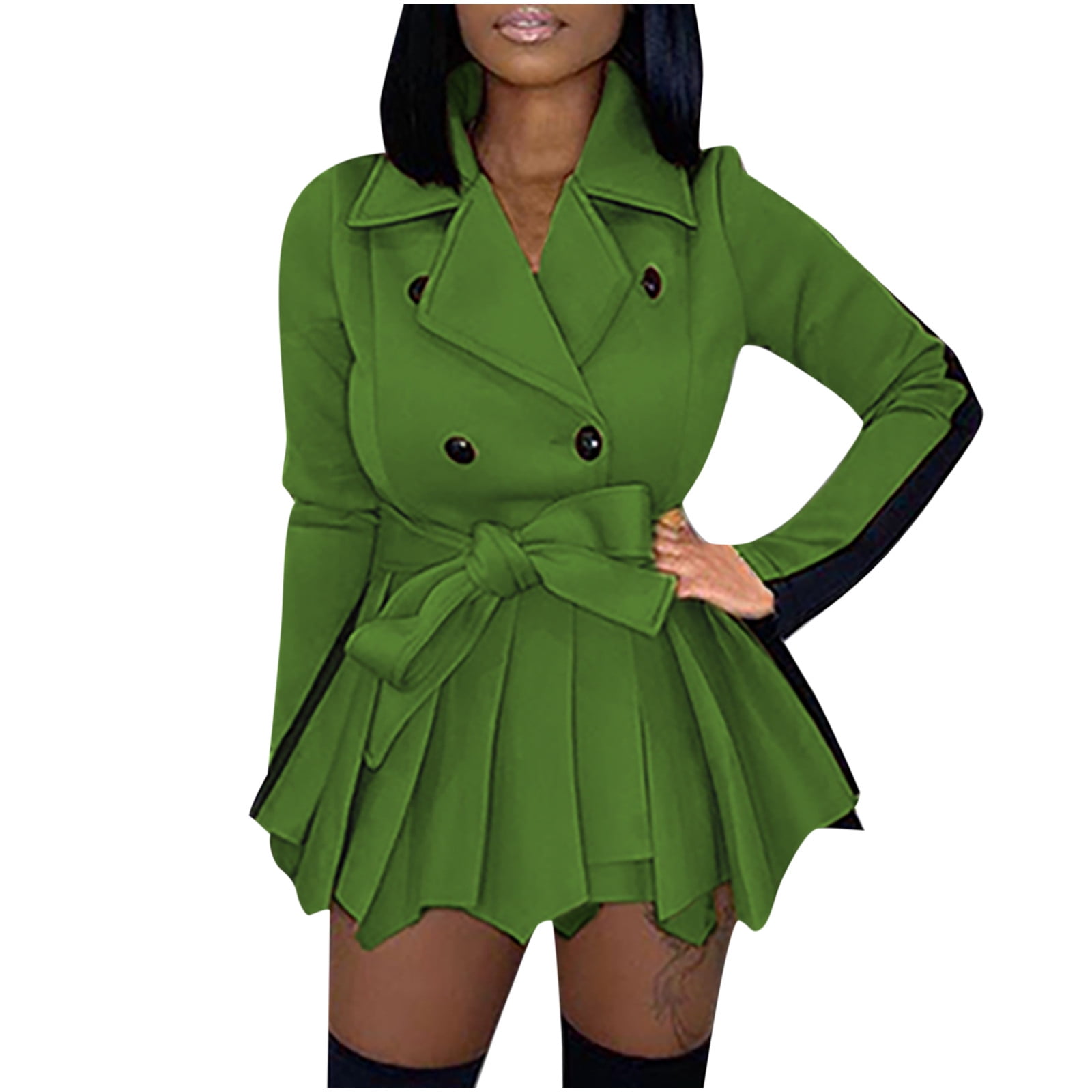 safuny Women's Mini Suit Coat Dress Solid Sequins Shiny Holiday Trendy ...