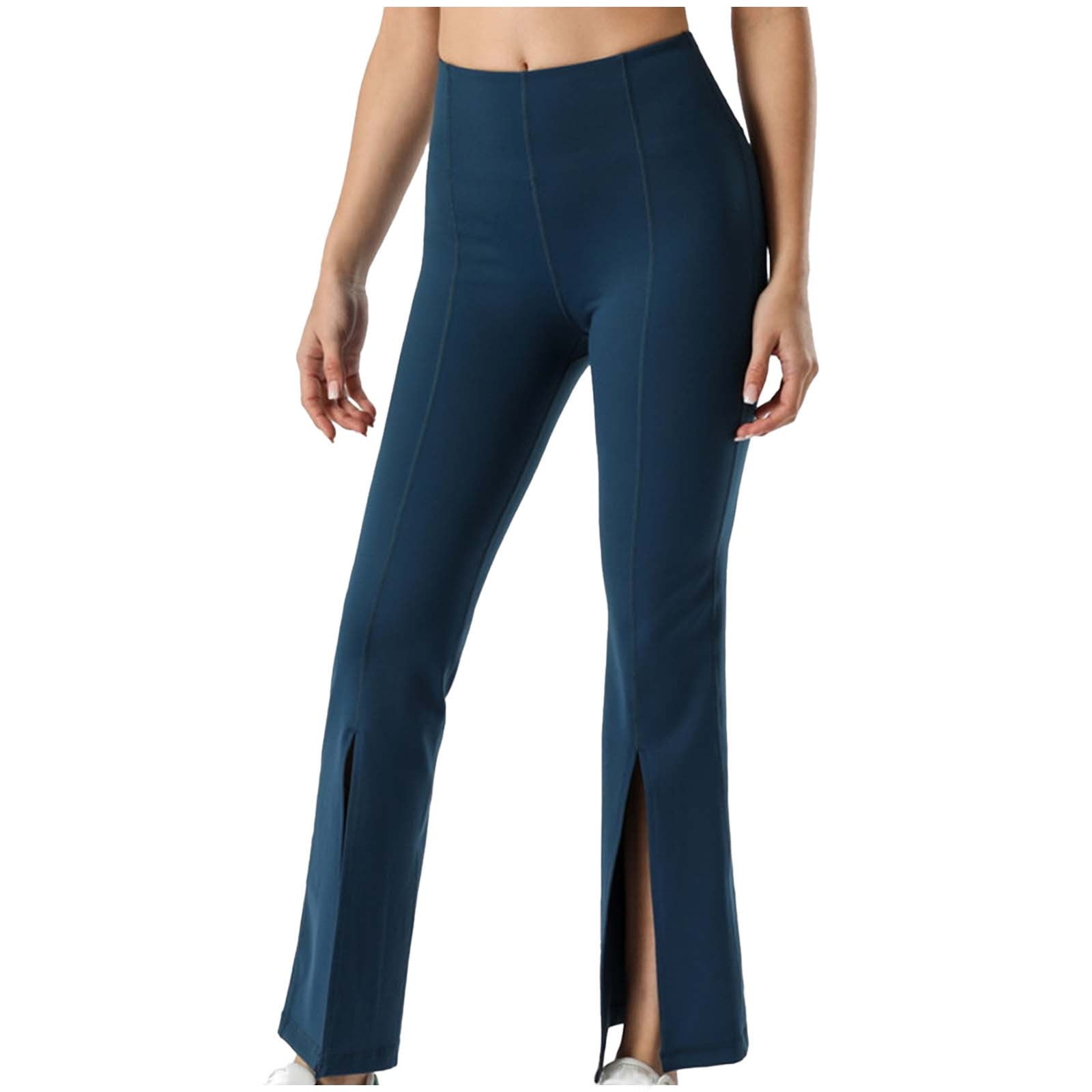 safuny Women's Yoga Legging Flared Pants Fall Girls Relaxed Running ...