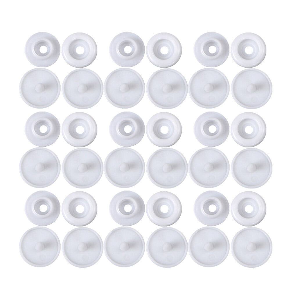 said 100 Sets T5 Plastic Button Snaps Sewing Fastener Clothing ...