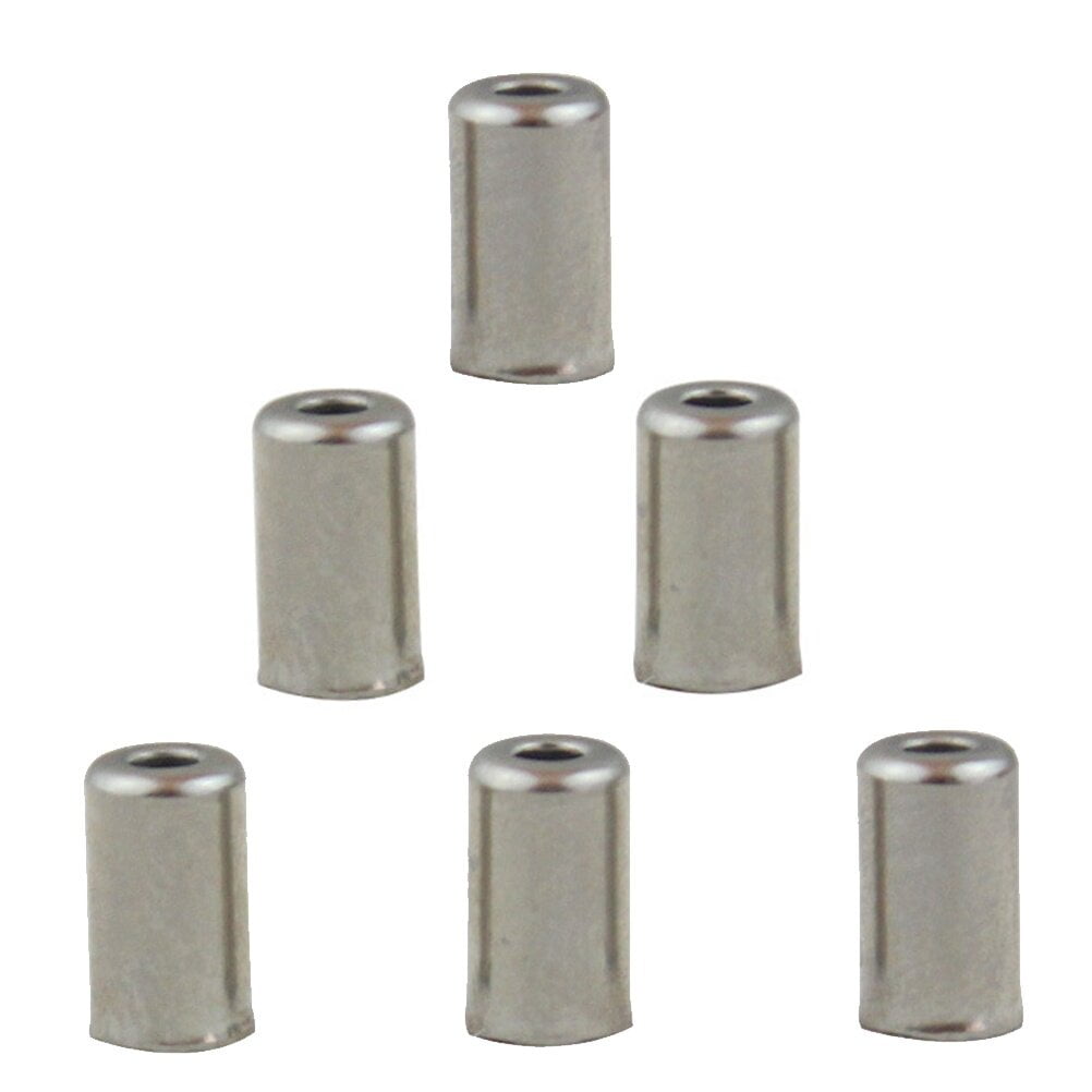 said 100pcs Metal Bike Brake Gear Fixing Cable Wire End Caps Crimps ...