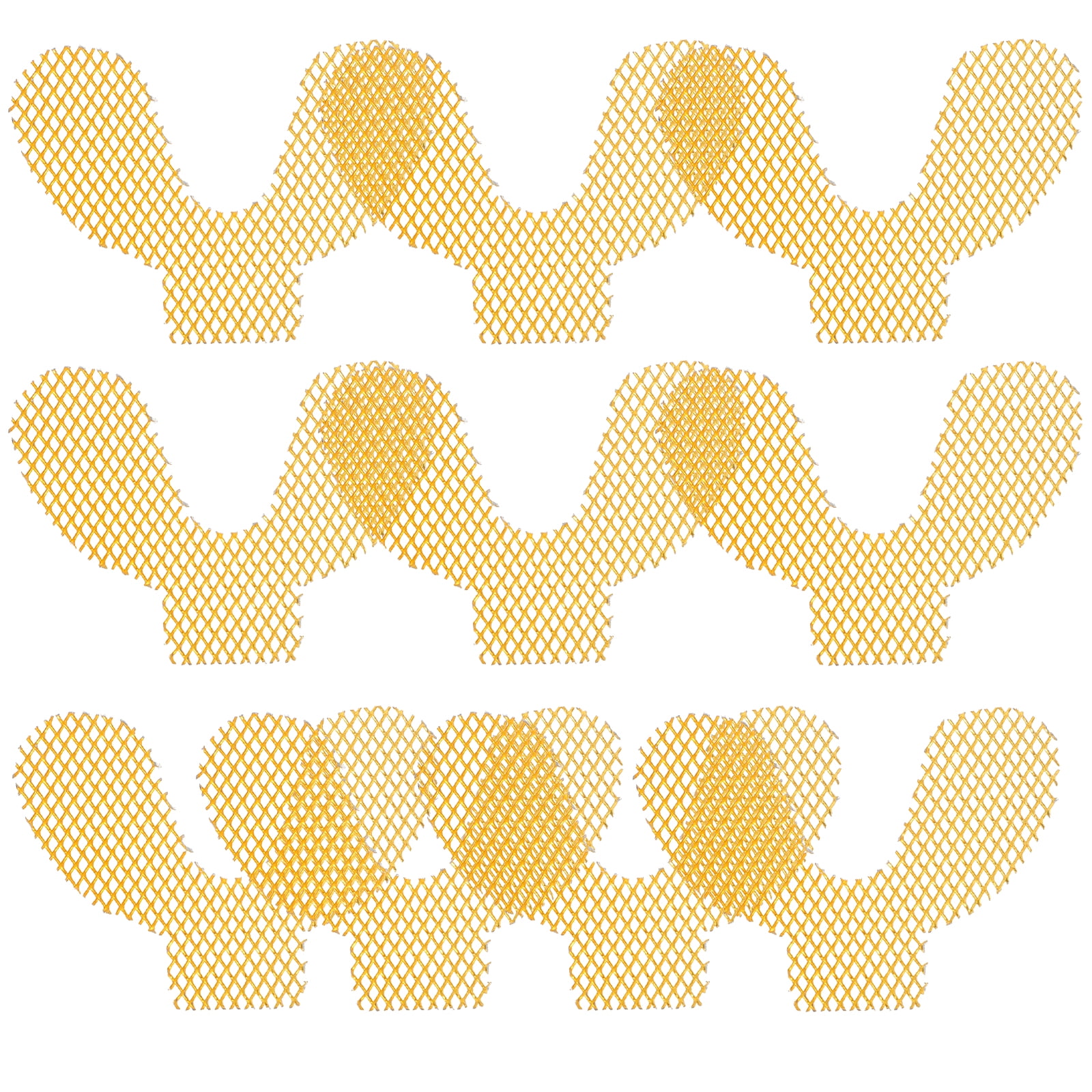 said 10pcs Denture Reinforcement Meshes Lower Denture Palatal ...