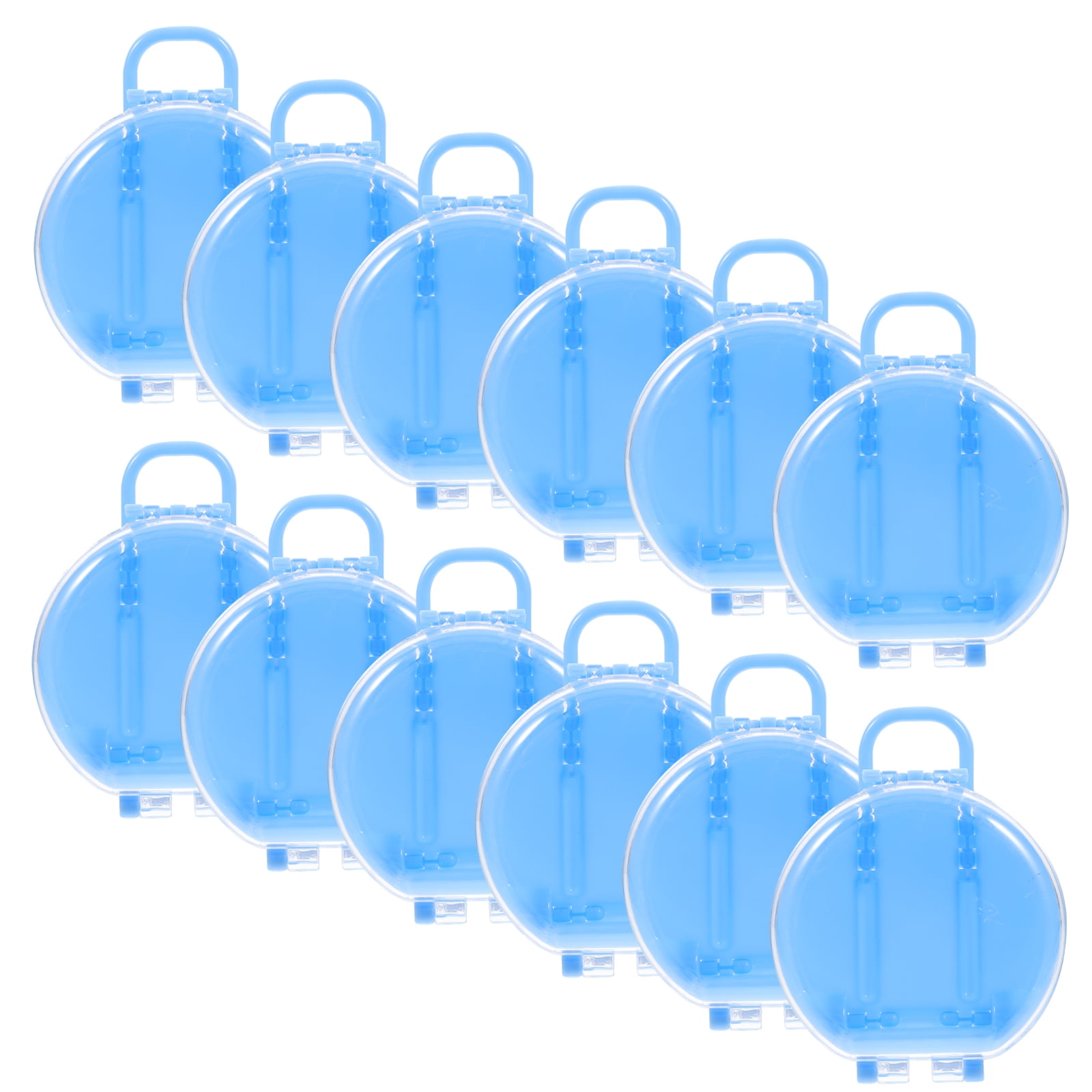 said 12Pcs Jewelry Box Plastic Suitcase Shaped Trinket Box Small ...