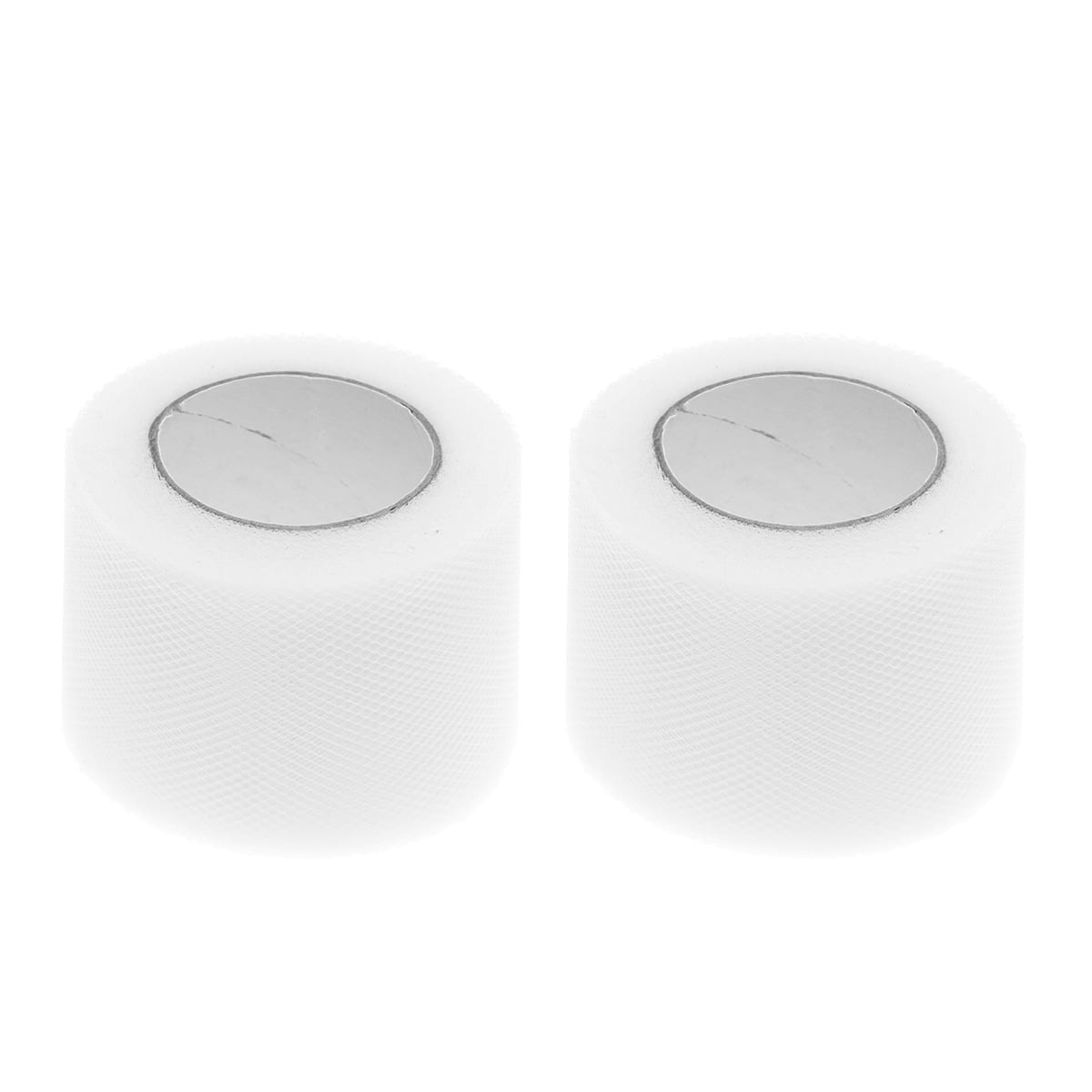 said 2 PCS 25 Yard 2 Inch Yarn Tulle Gauze Rolls Organza Fabric for ...