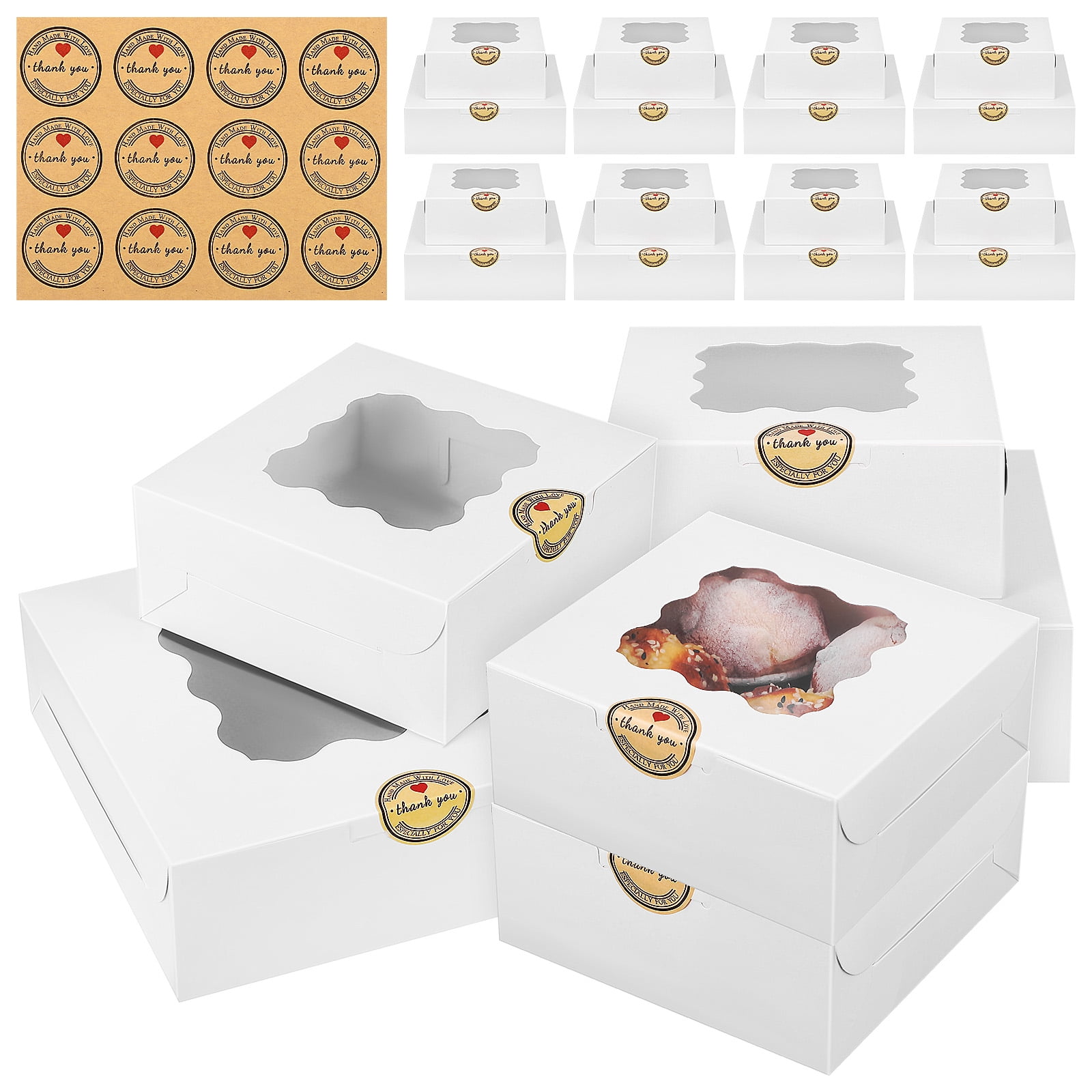 Worgeous Small Cake Box 20Set Practical and Decorative Bakers Welcoming ...