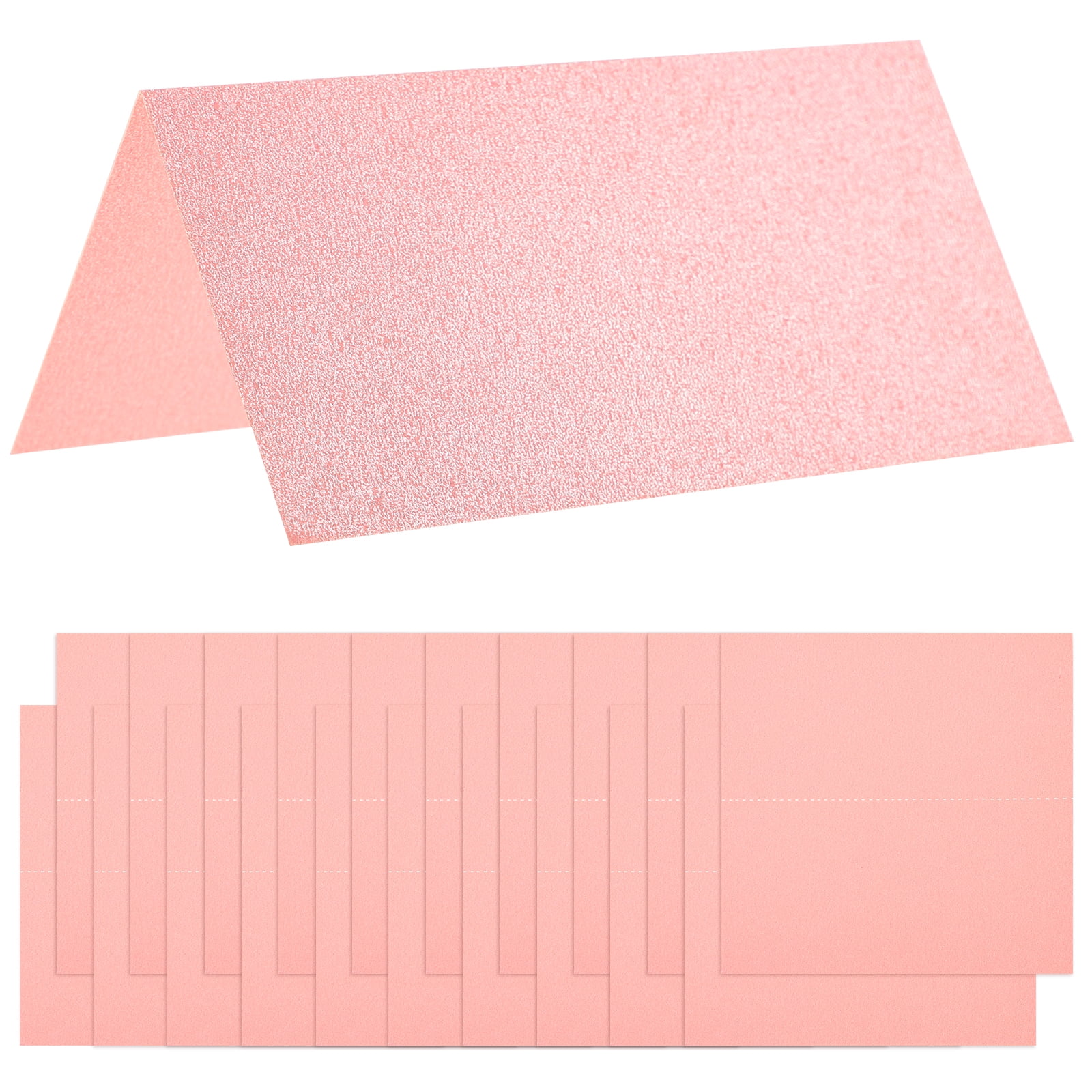 said 25pcs Paper Tent Place Cards Blank Place Cards Folded Table Tent ...