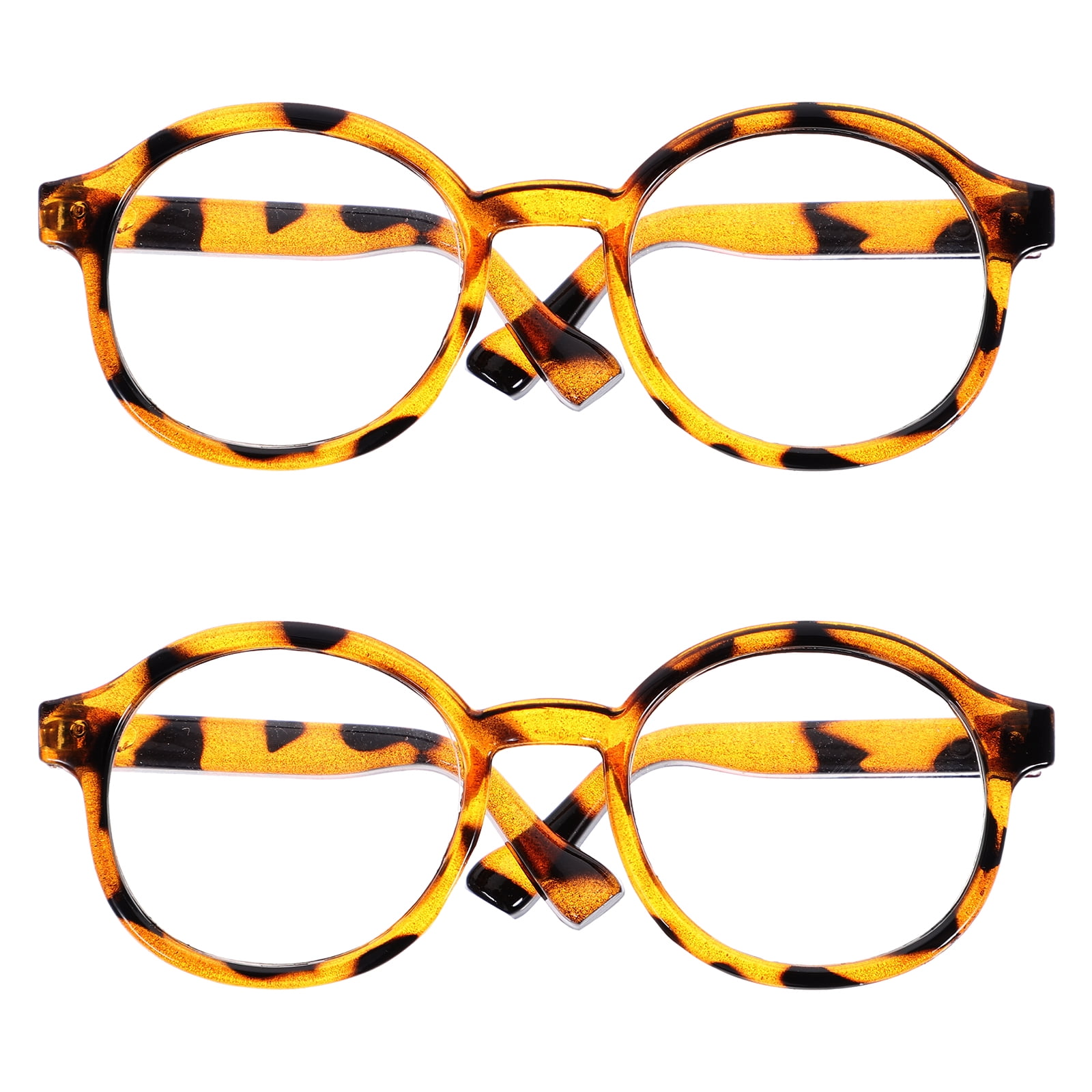 said 2Pcs Eye-Catching Glasses Toys Decorative Eyeglasses Props Practical Doll Glasses Stylish ...