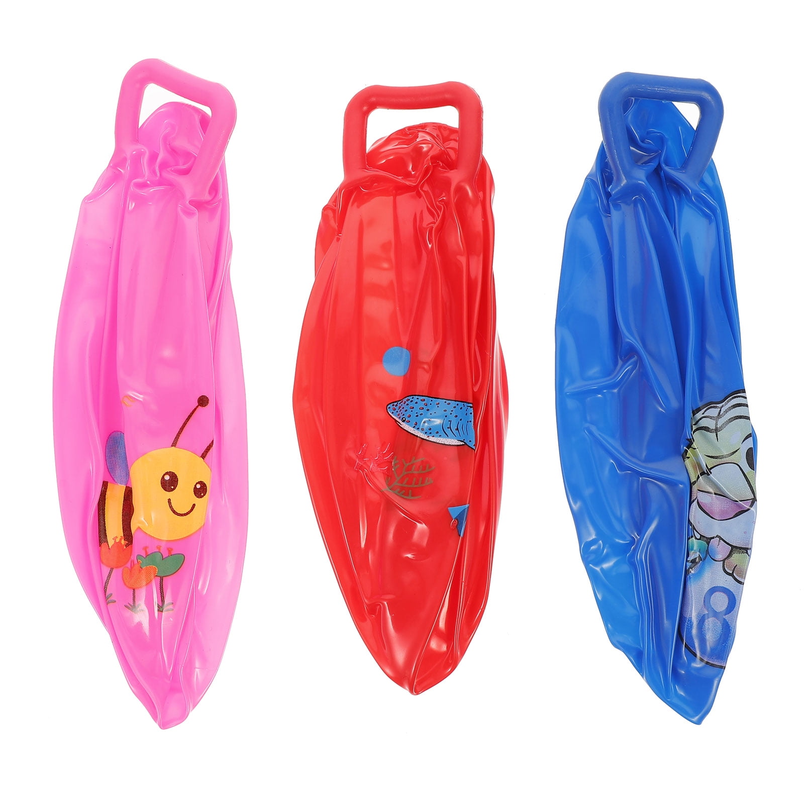 said 3Pcs Inflatable Hopper Balls Hop Bouncy Jumping Ball with Handle ...