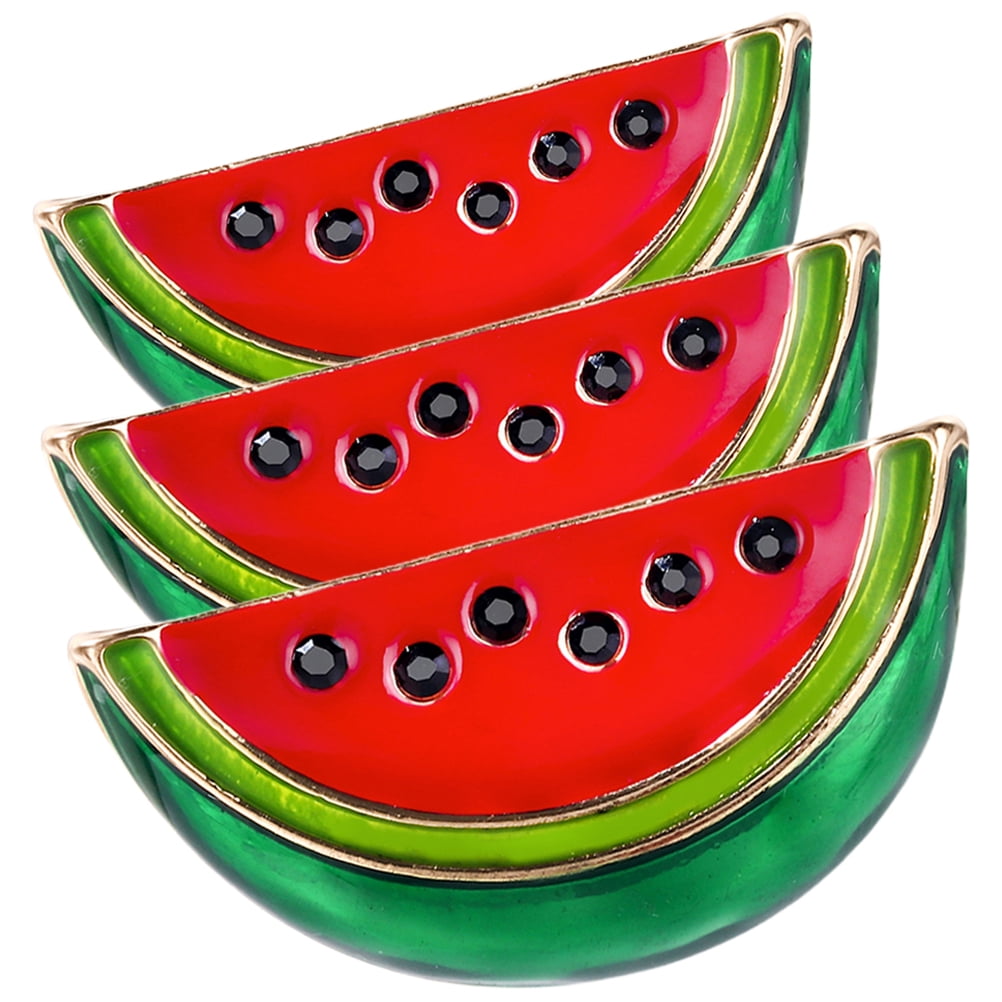 said 3pcs Mini Watermelon Brooch Pin Clothes Lapel Pin Cartoon Brooch ...
