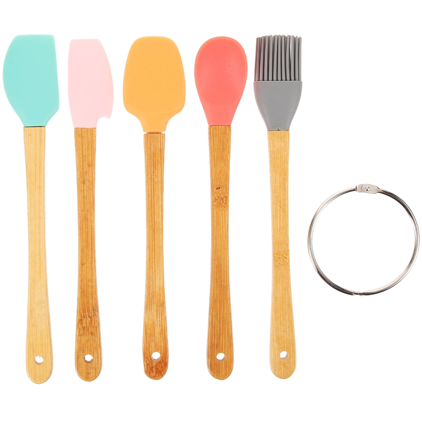 said 5 pcs Mini Silicone Spatulas Small Spatulas Kitchen Baking ...