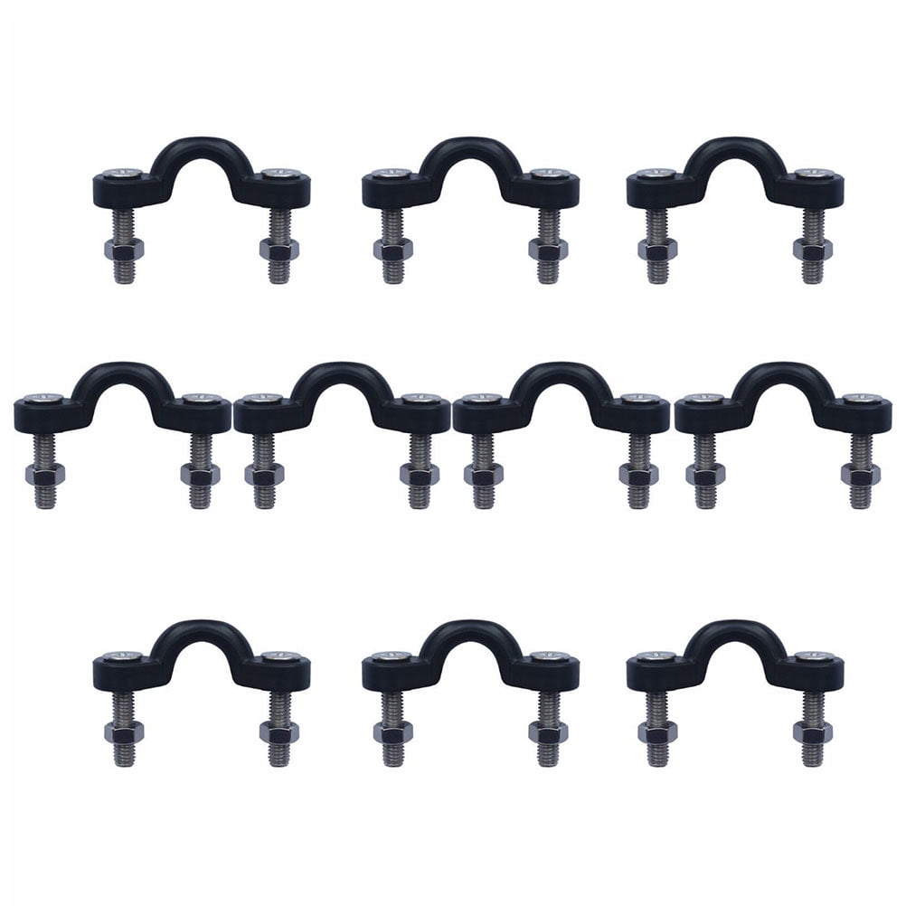 said 50 Pcs Nylon Bungee Deck Loop Tie Down Pad Eye with Screw and Nut ...