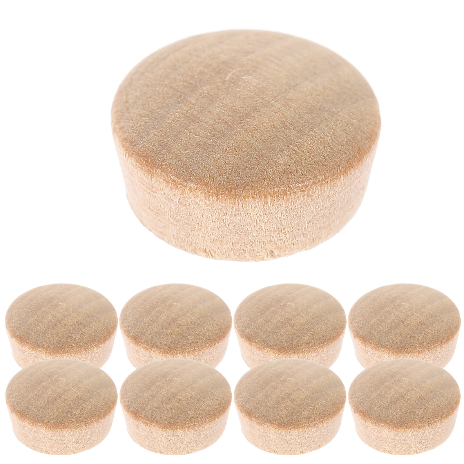 said 50Pcs Wood Plugs for Screw Holes Woodworking Wooden Plugs Wooden ...