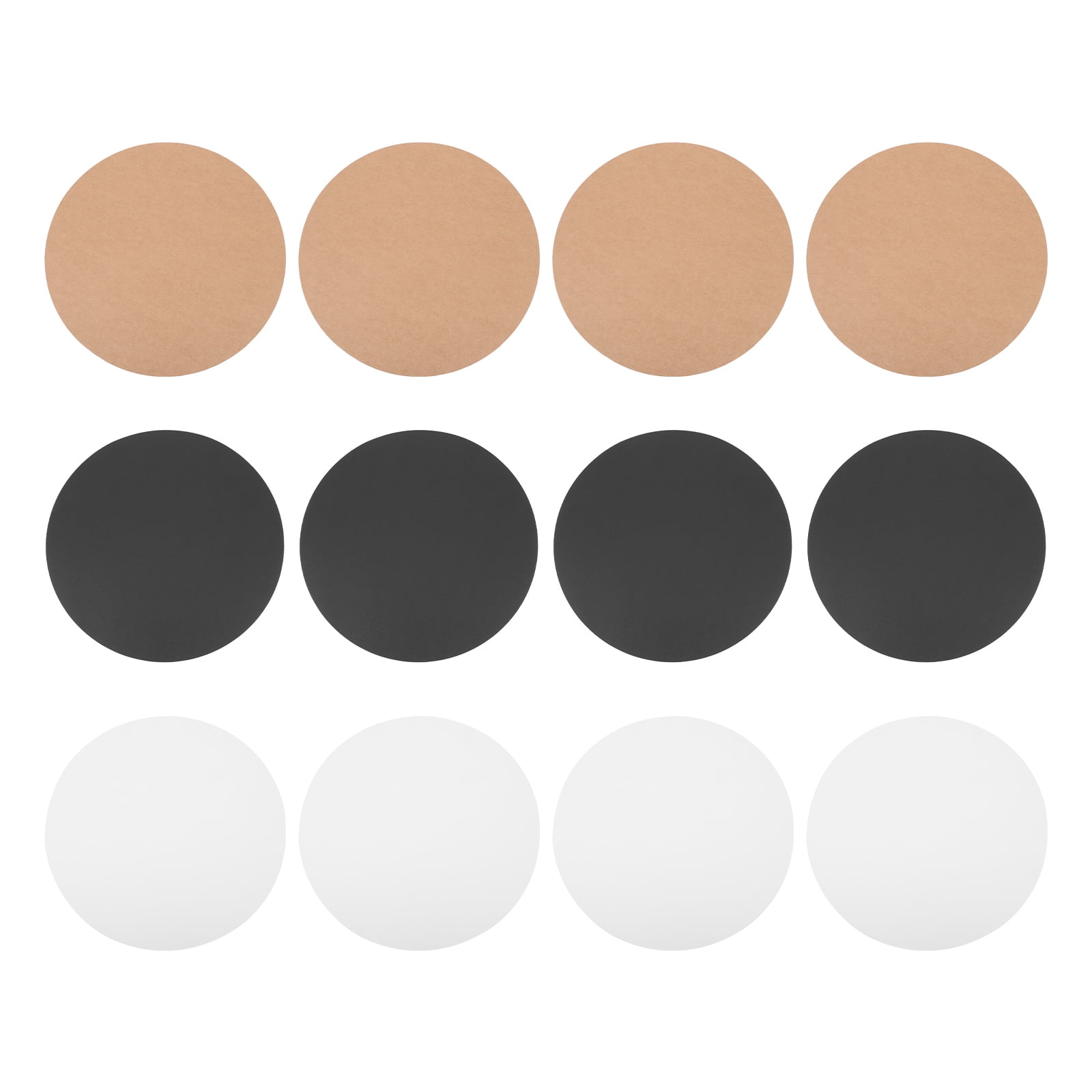 BESTYASH Black Cardstock Round Kraft Paper 60Pcs - Walmart.com