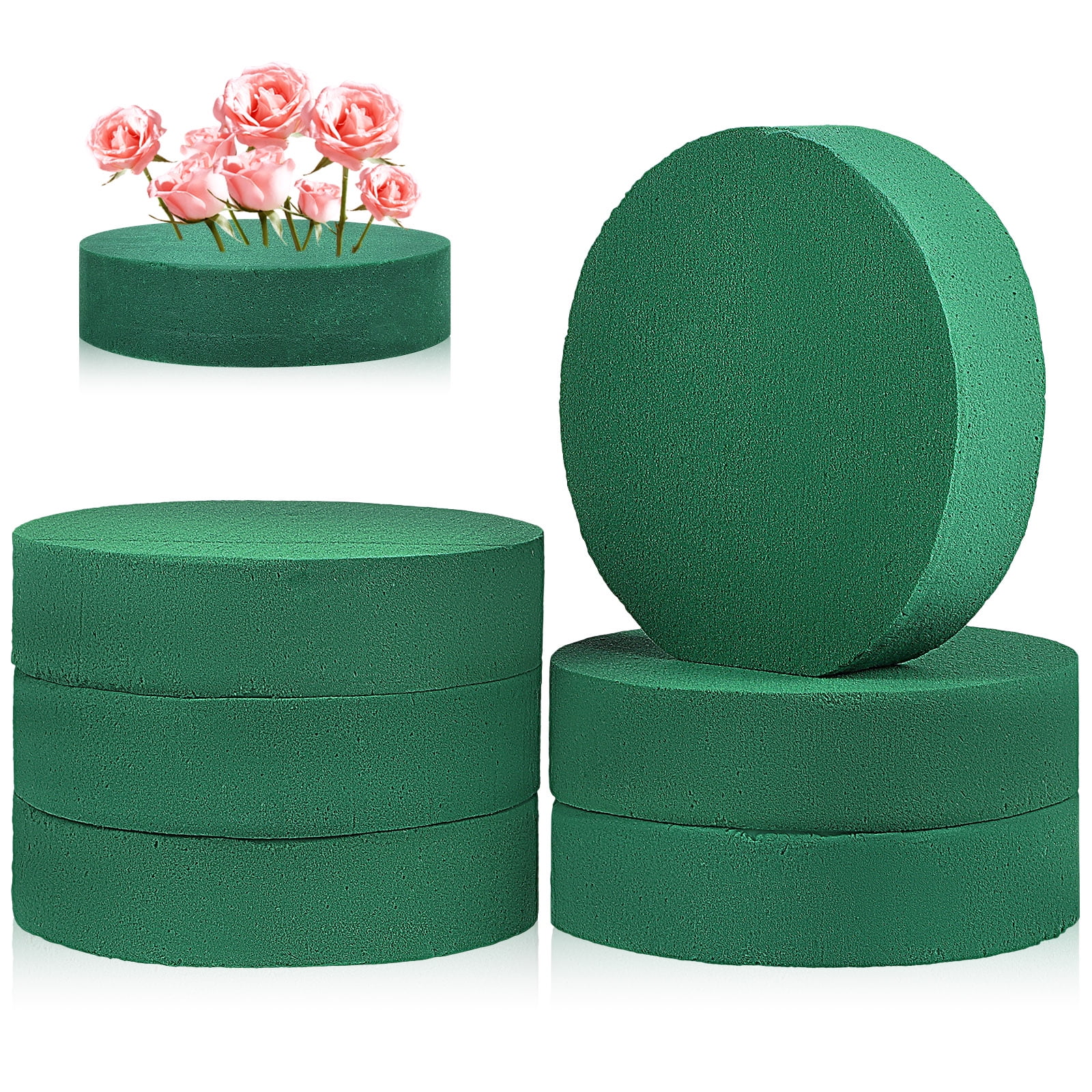 said 6pcs Floral Foam Blocks Decorative Flower Blocks Artificial Flower ...