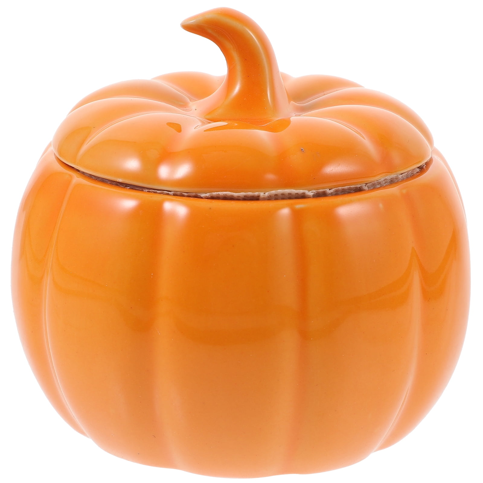 Pumpkin Canisters for Home Decor and Storage in Bright Colors