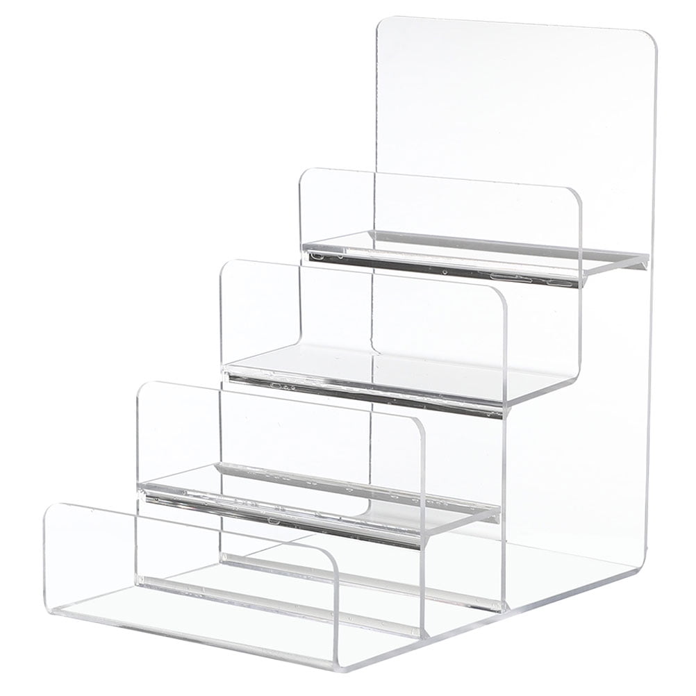 Worgeous Shop Display Rack Acrylic Multi-Tier Transparent 1Pcs ...