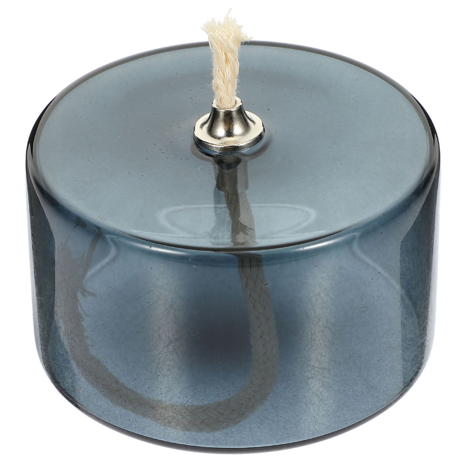 Refillable Oil Candle Container Empty Glass Jar Kerosene Lamp Indoor ...