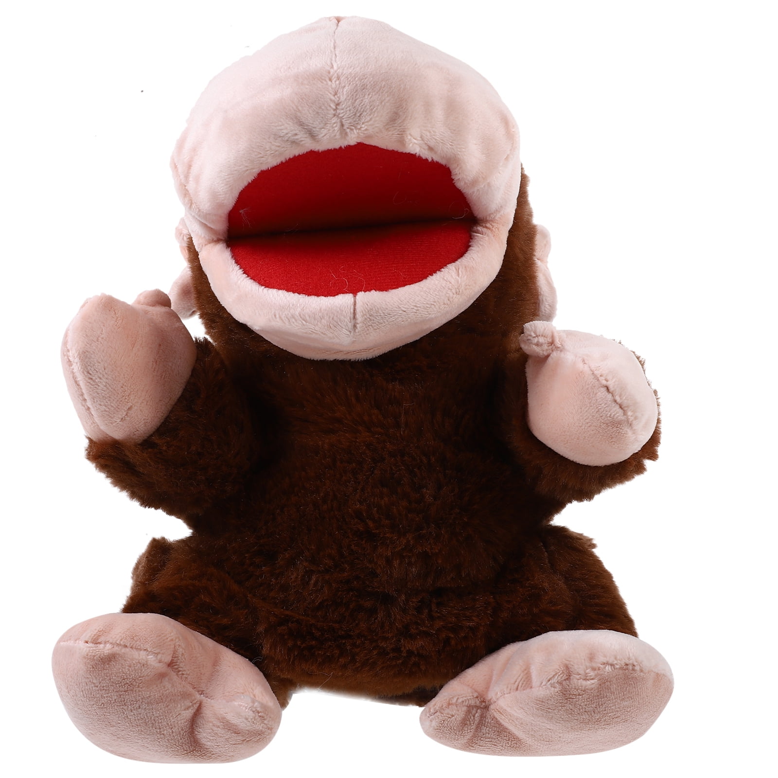 said Hand Puppet Monkey Plush Toy Movable Mouth Hand Puppet Interactive ...