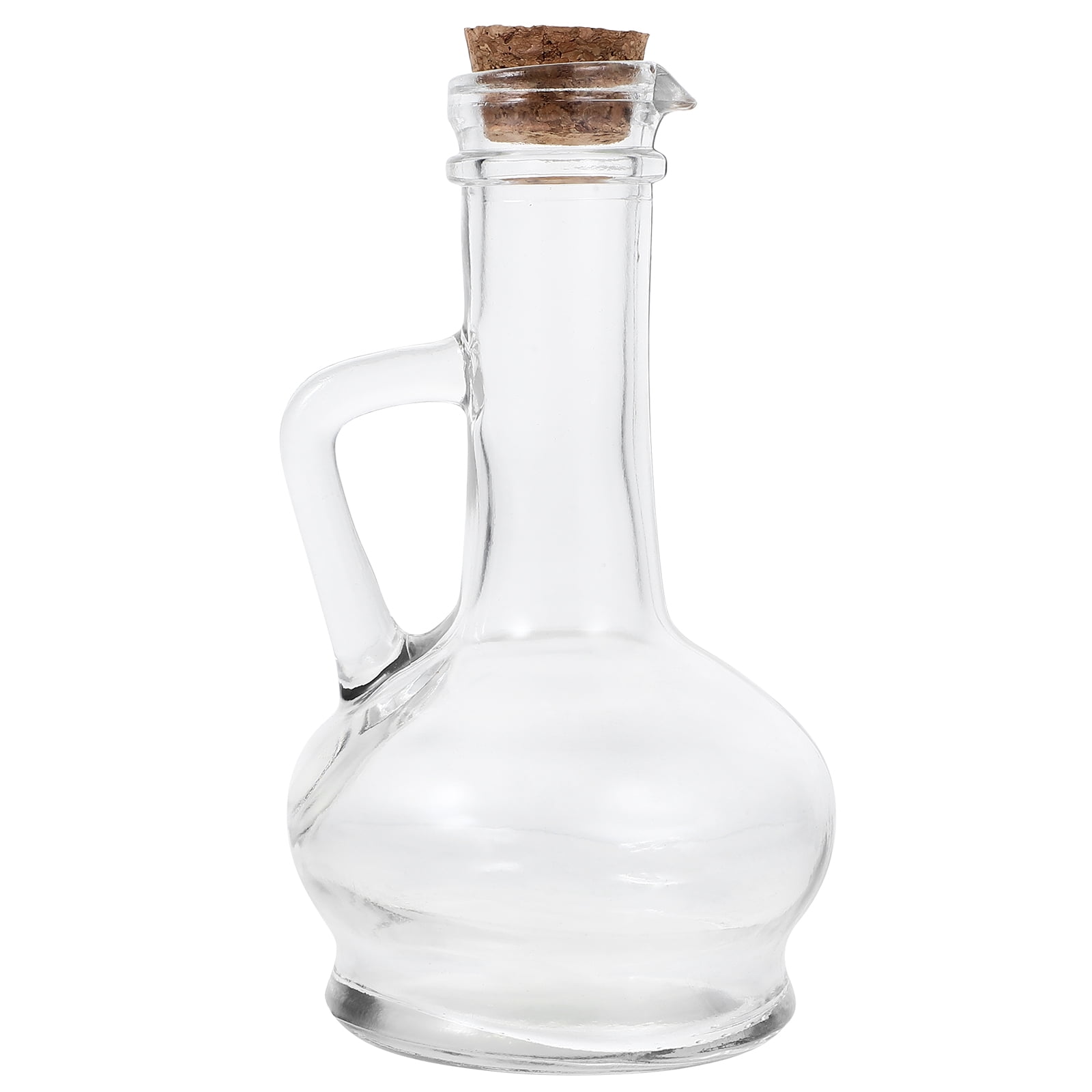 Worgeous Glass Cooking Oil Container Transparent 1Pack 6.3X3.5X3.5In ...