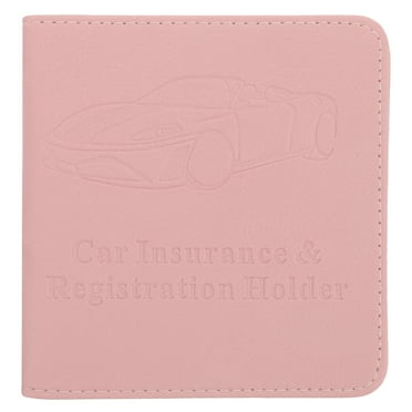 kwmobile Registration and Insurance Holder - Car Document Holder for ...