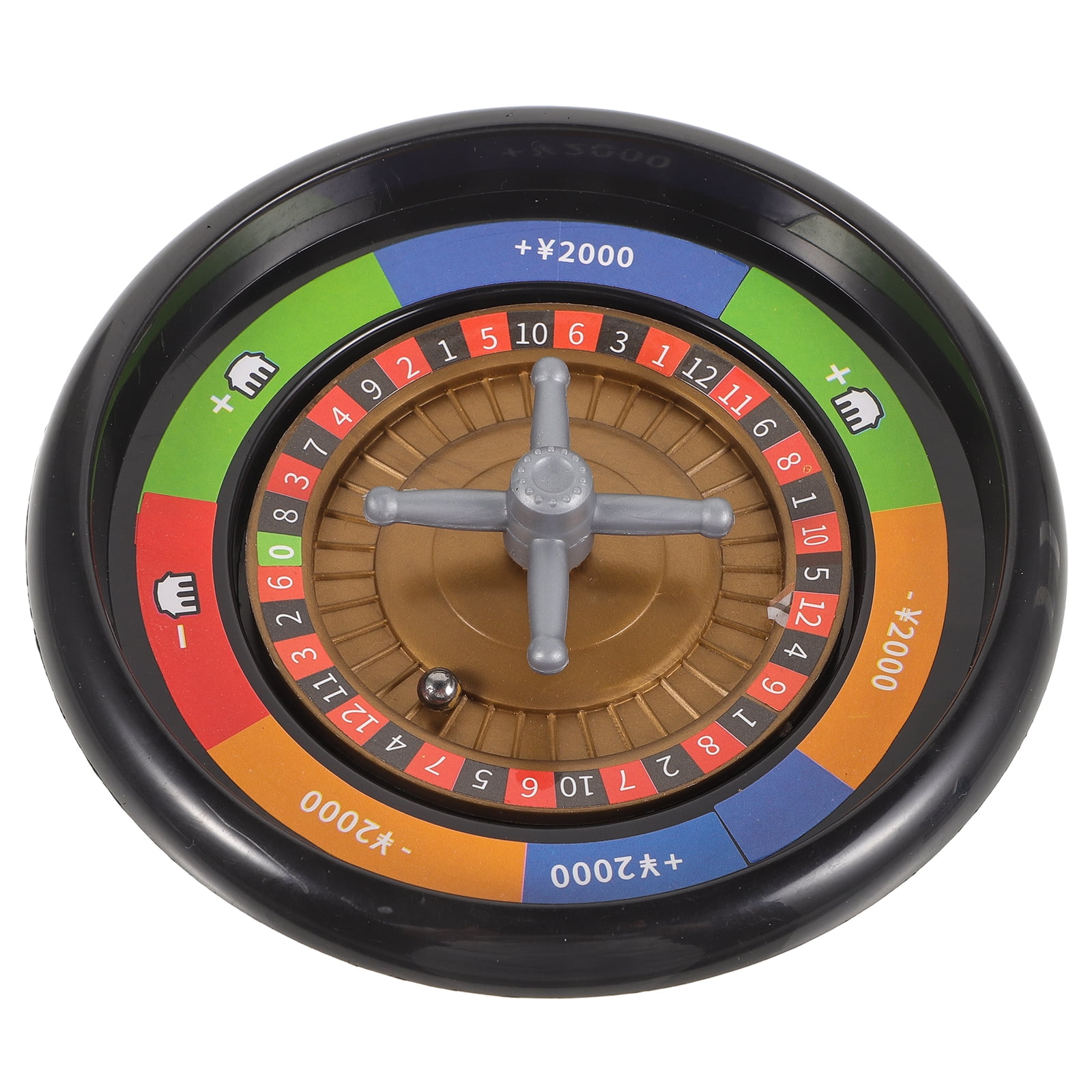 Worgeous Poker Wheel Table Game Plastic 1 Set 5.5x5.5in - Walmart.com