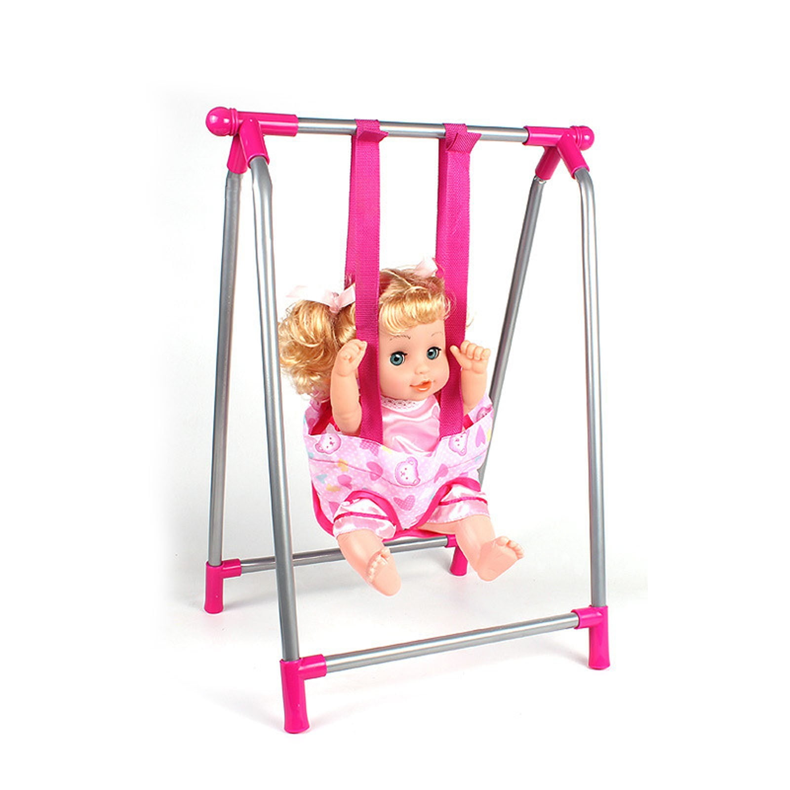 IGEED 1 Set Of Doll Wheelchair and Crutches Playset,Red Mini Wheelchair ...
