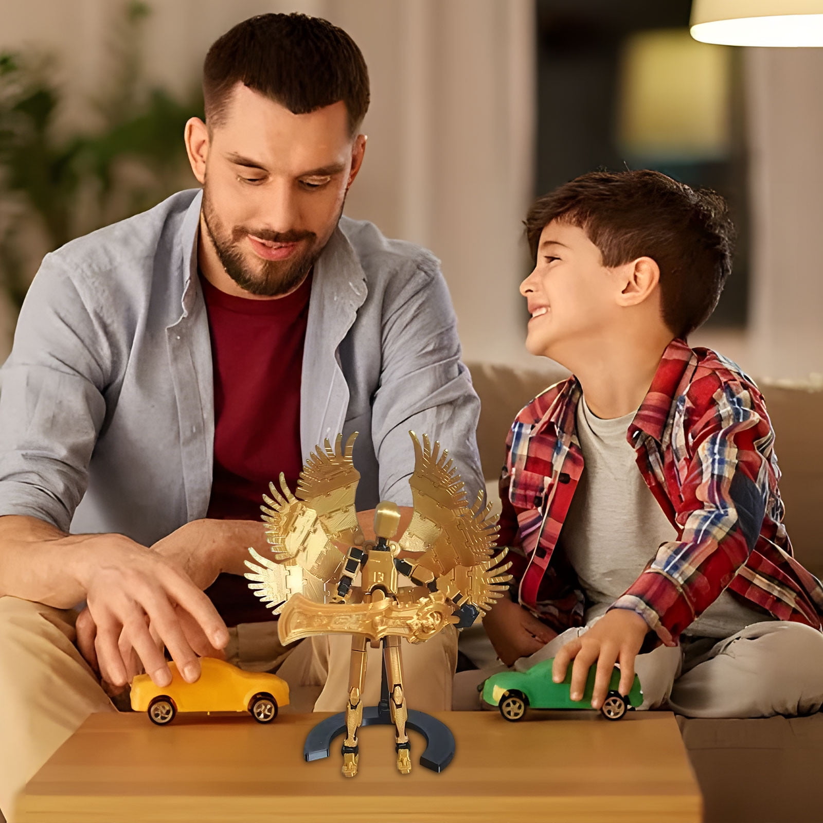 Saidjrlf Action Figure Printing Activity 15 Printed Robot Dummy Action