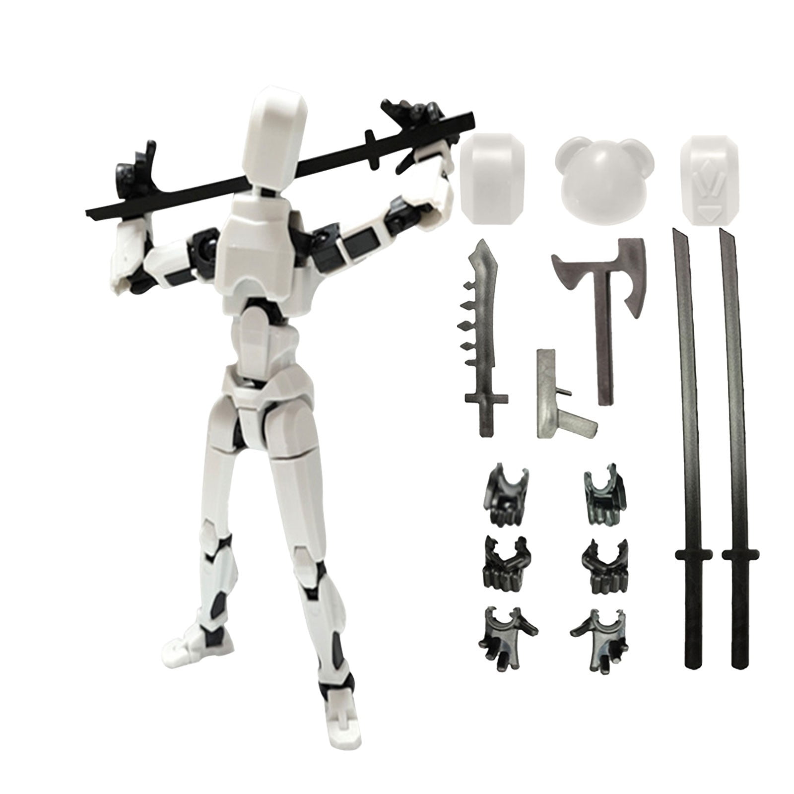 Saidjrlf Action Figure Printing Activity 15 Printed Robot Dummy Action