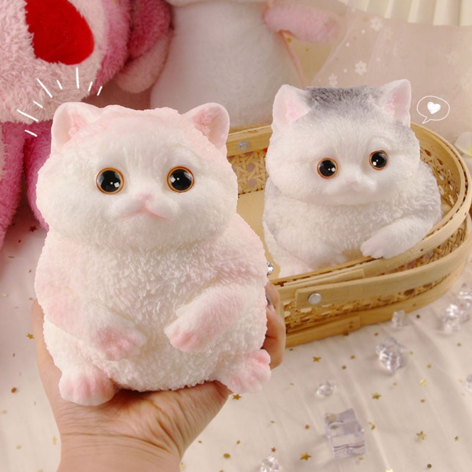 IGEED Cat Squishies Squeeze Toy,Squishy Toys Anxiety Relief Fidget Toys ...