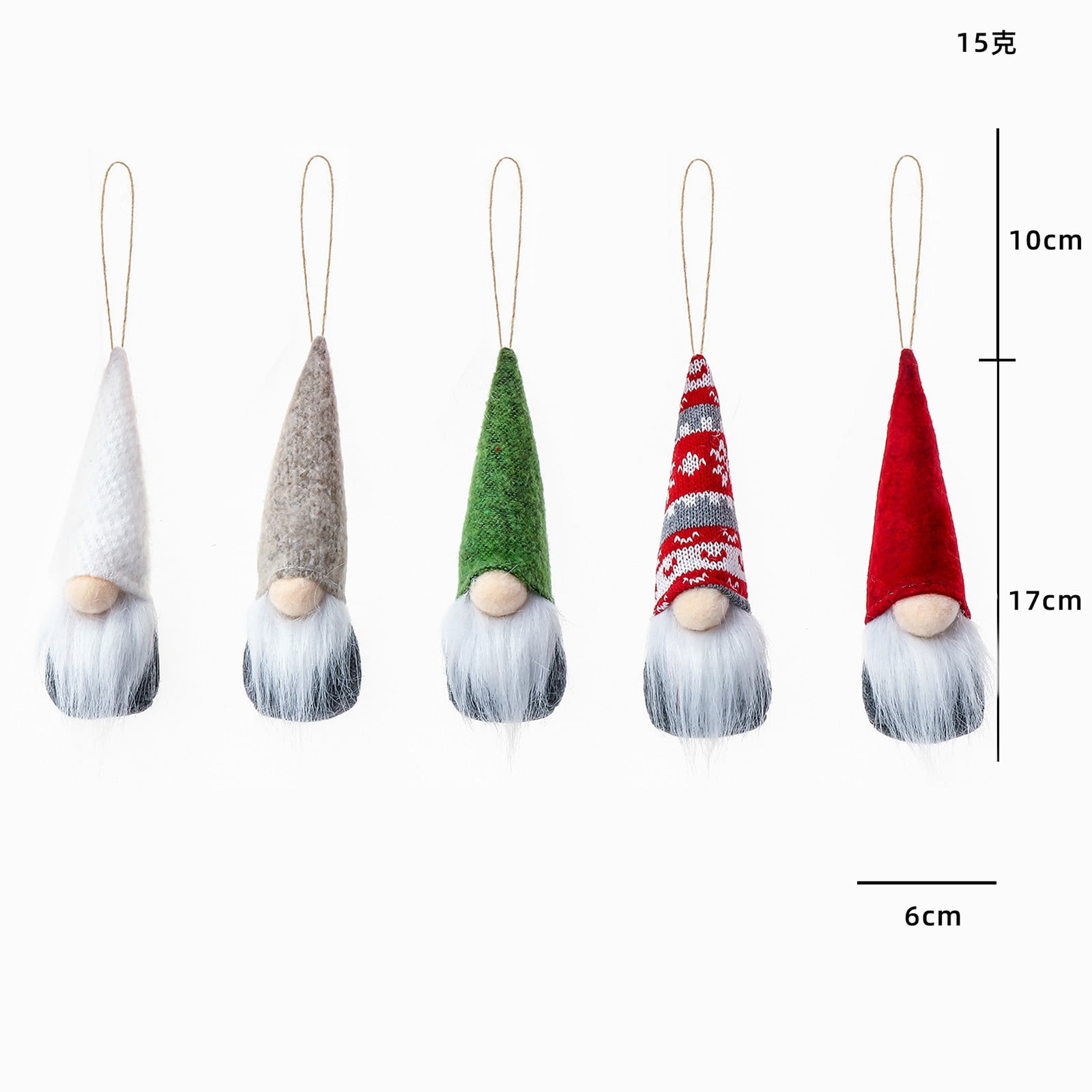 saidjrlf Christmas Gnomes Plush Decorations,Christmas Wool Pendant ...