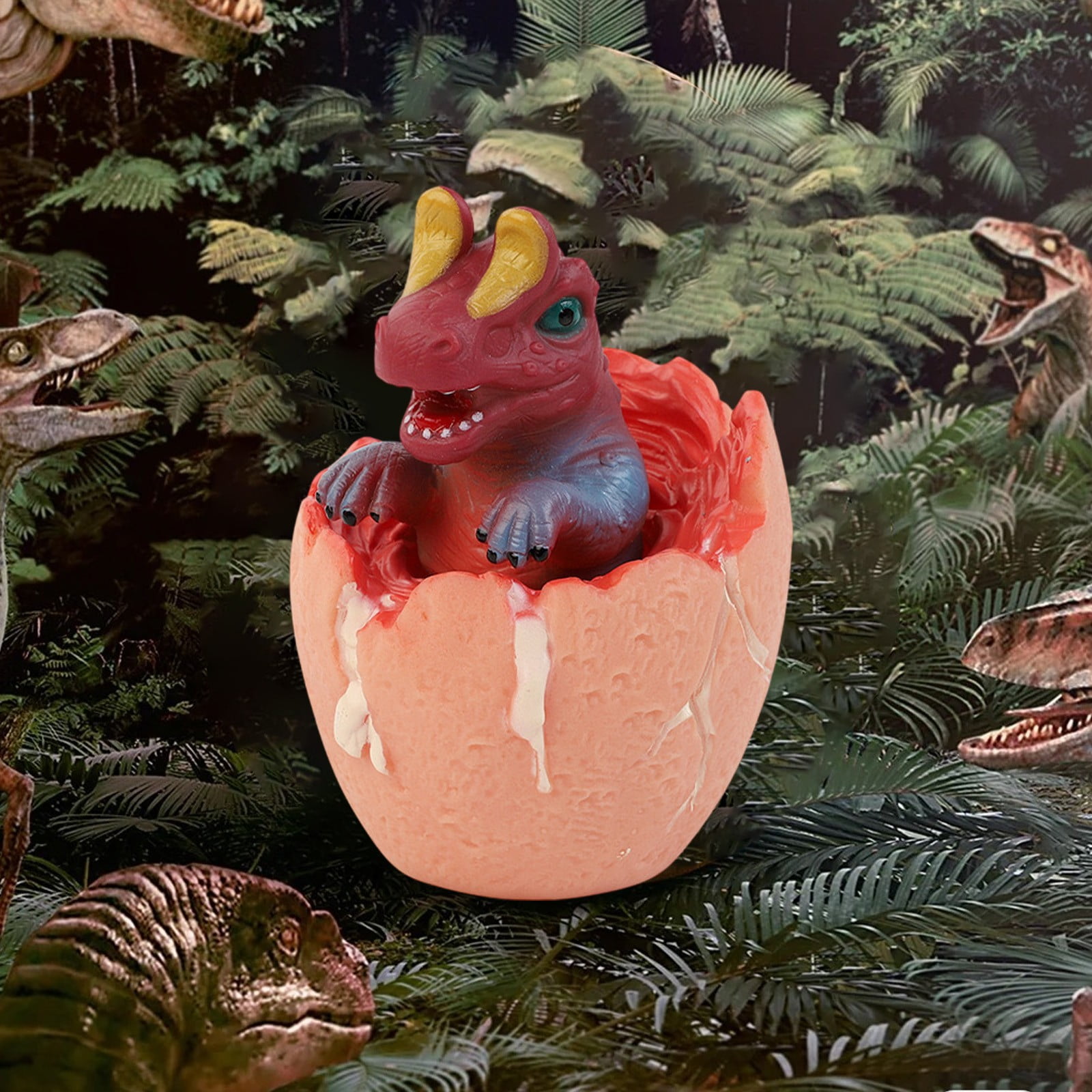 saidjrlf Dinosaur Pinch Squeeze Squishy Toys,Hand Pinch Sound Dinosaur ...