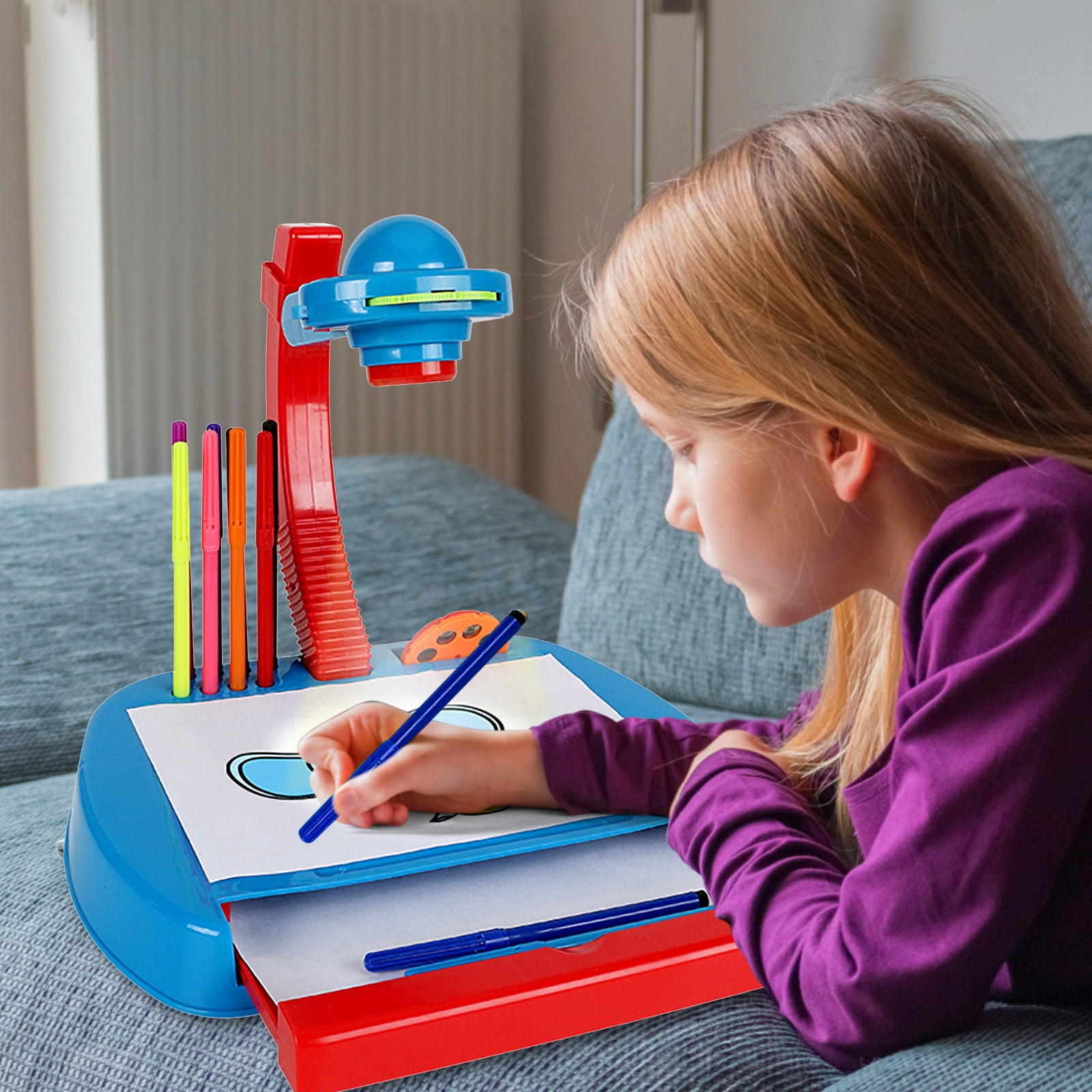 IGEED Drawing Projector Table Set for Kids,Smart Projector Desk with ...