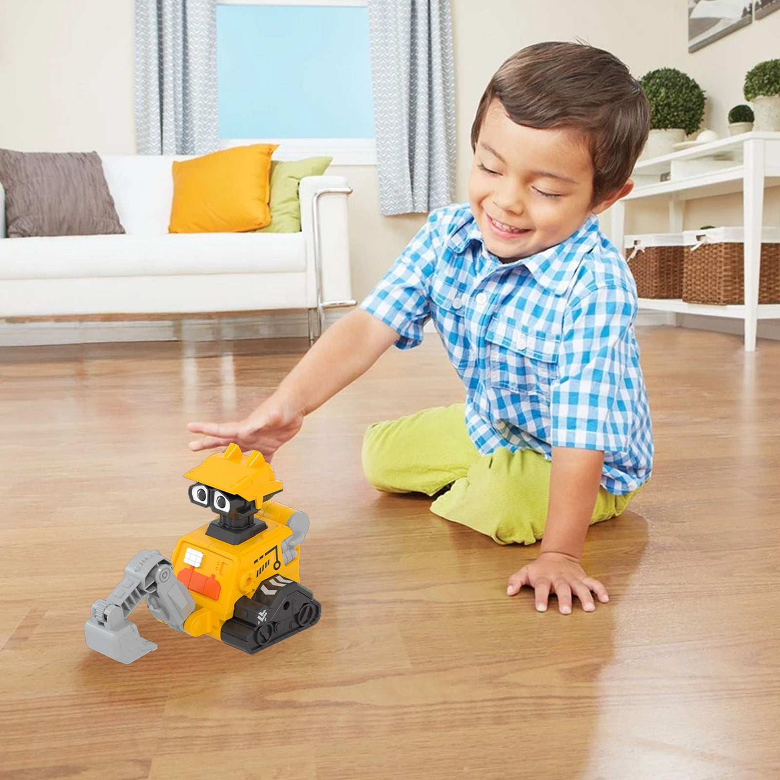 IGEED Forward Pressing Robot,Rotated Robot Toys for Kids,Educational ...