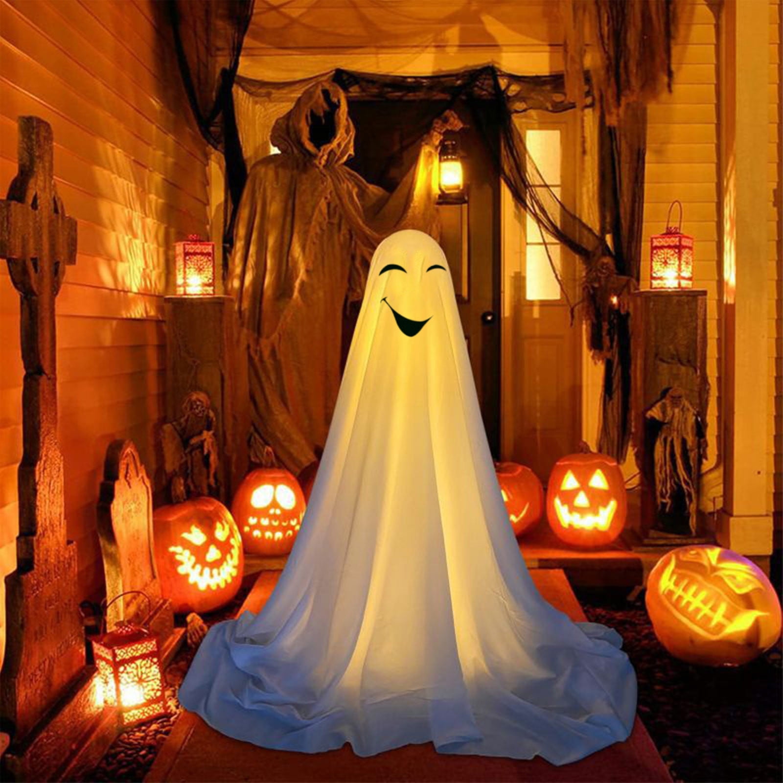 IGEED Halloween Decorations Spooky Ghost Halloween Decor for Front ...
