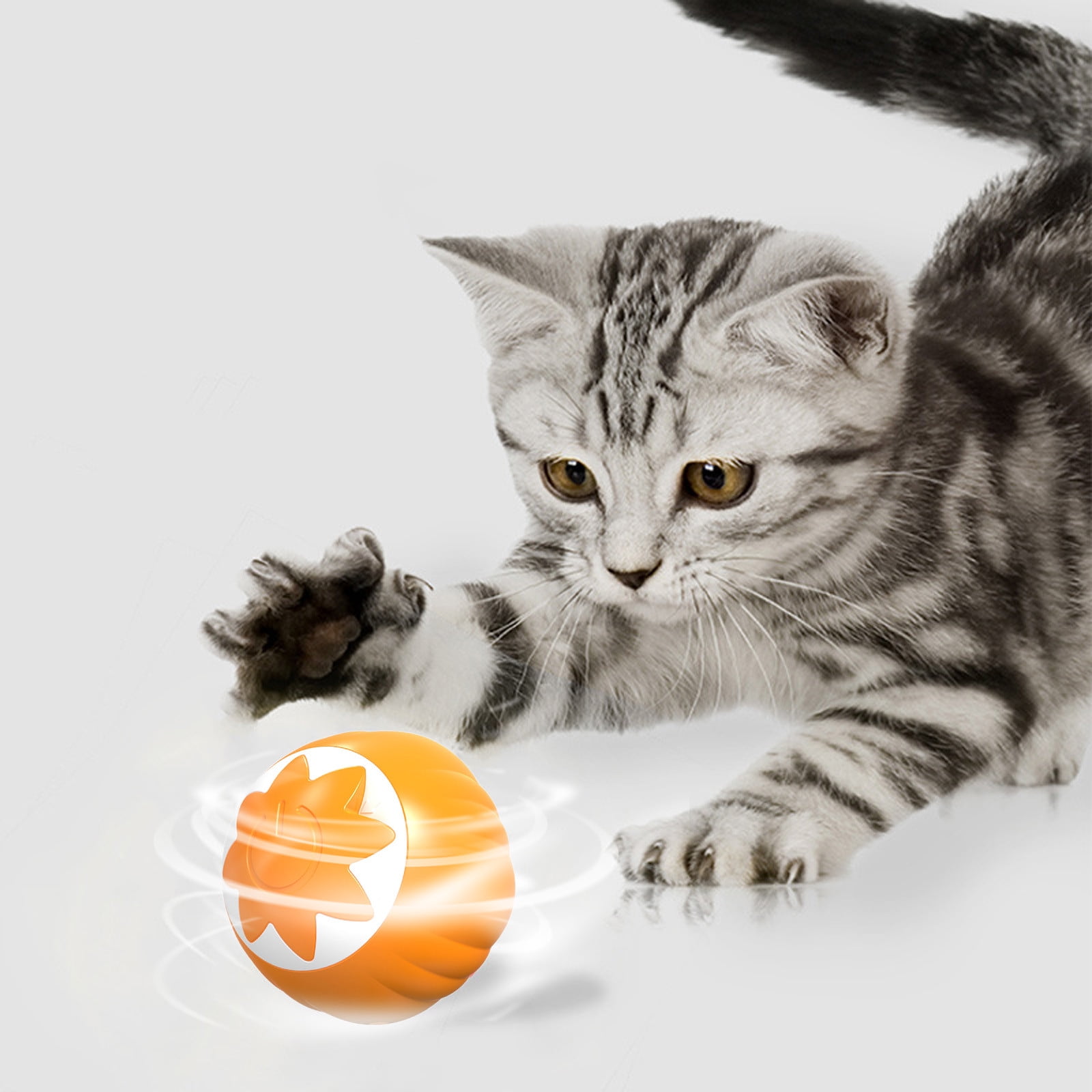 IGEED Interactive Cat Toy Ball,Rolling Ball Toys,Jumping Ball,Self High ...