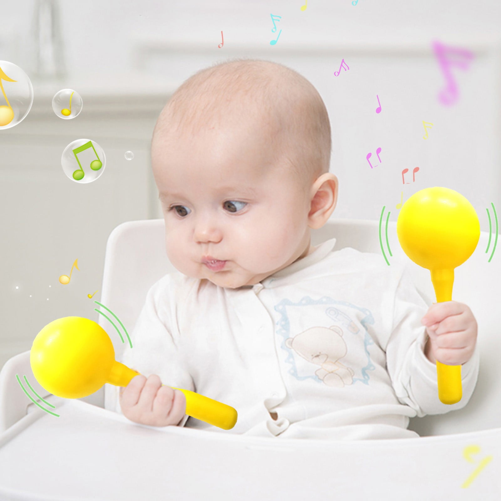 IGEED Kids Musical Instruments,Round Head Plastic Sand Sinker,Orff ...