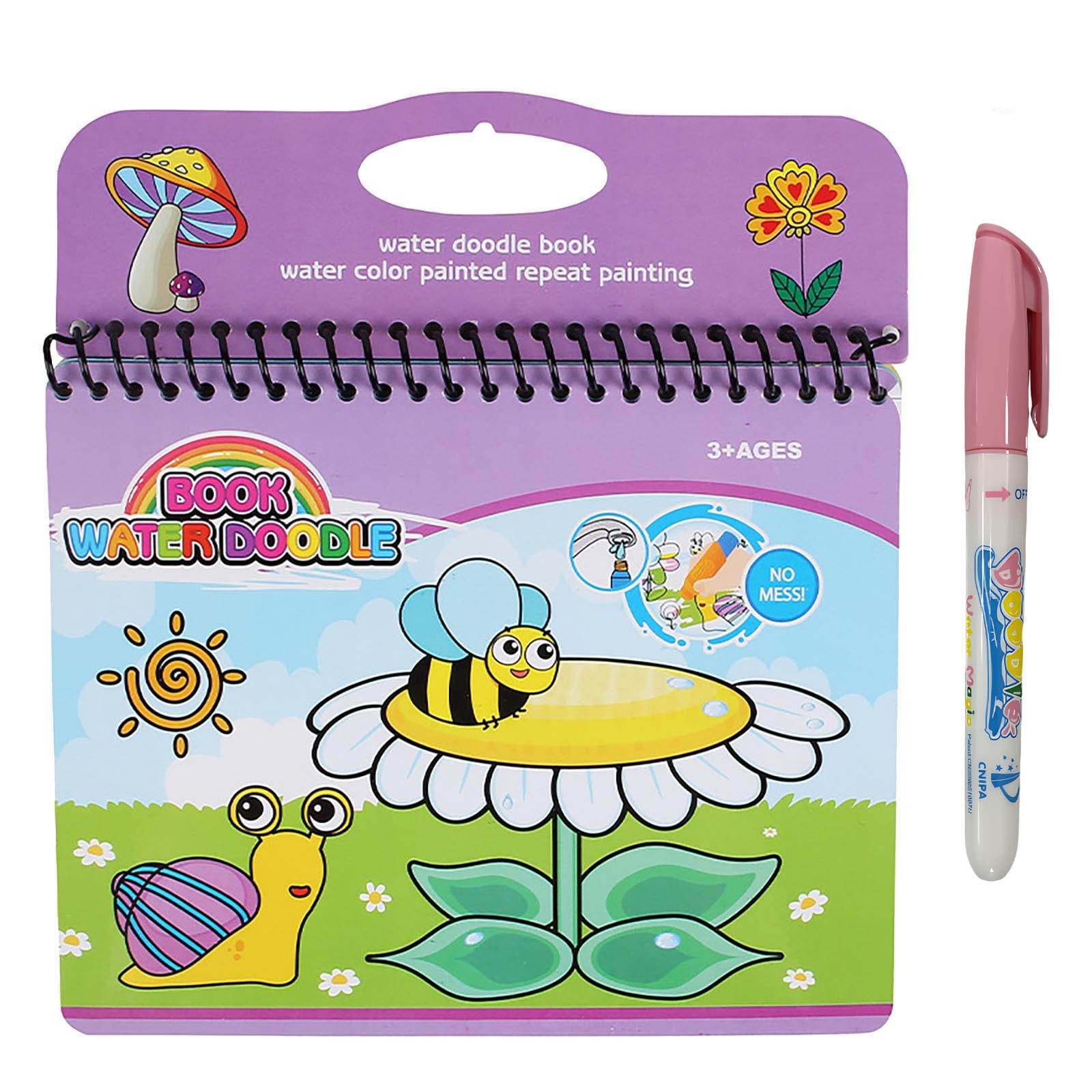 saidjrlf Paint with Water Coloring Books for Toddlers,Watercolor Paint ...